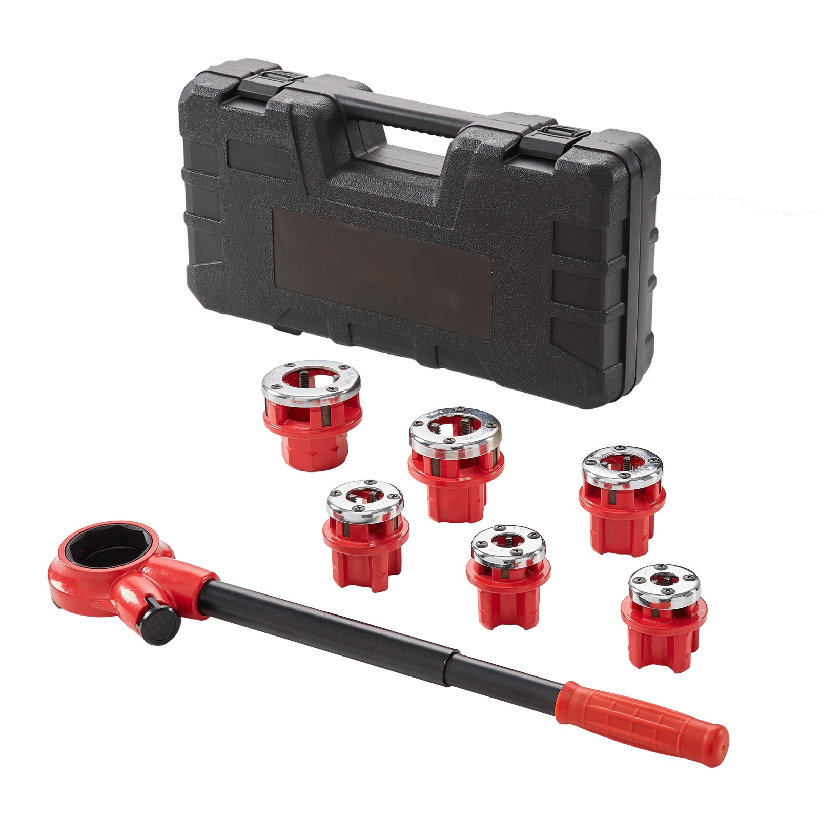 VEVOR Ratchet Pipe Threader Kit 1/4 in NPT - 1-1/4 in NPT Manual ...