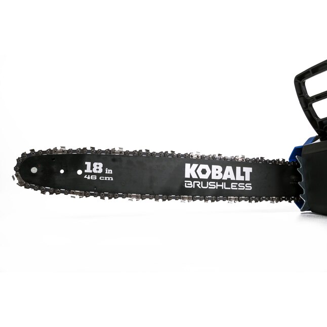Kobalt 80-volt Max 18-in Brushless Cordless Electric Chainsaw Ah (Tool ... Kobalt 80-volt Max 18-in Brushless Cordless Electric Chainsaw Ah (Tool ...