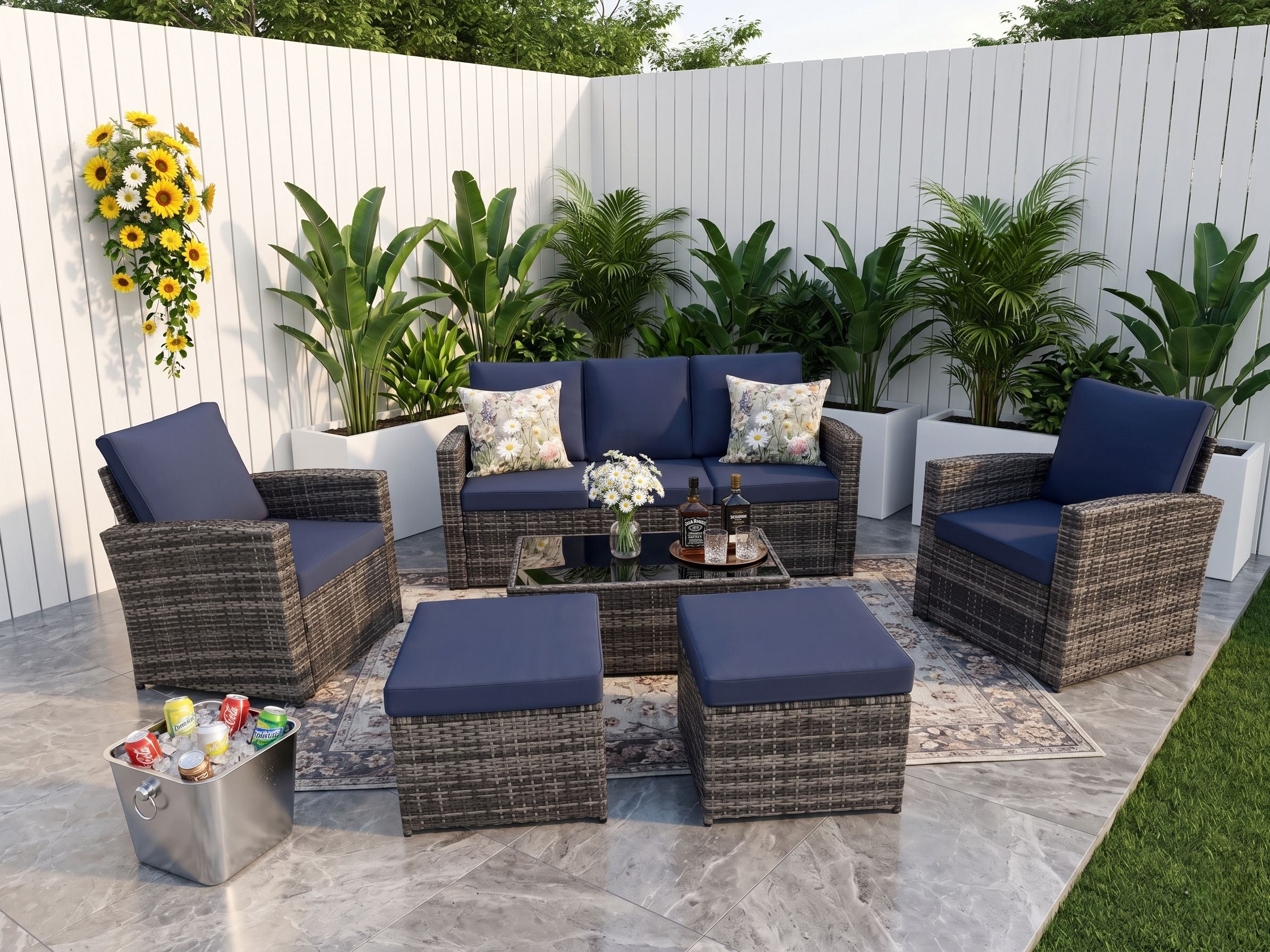 Outdoor Sofa Patio Furniture at Lowes.com