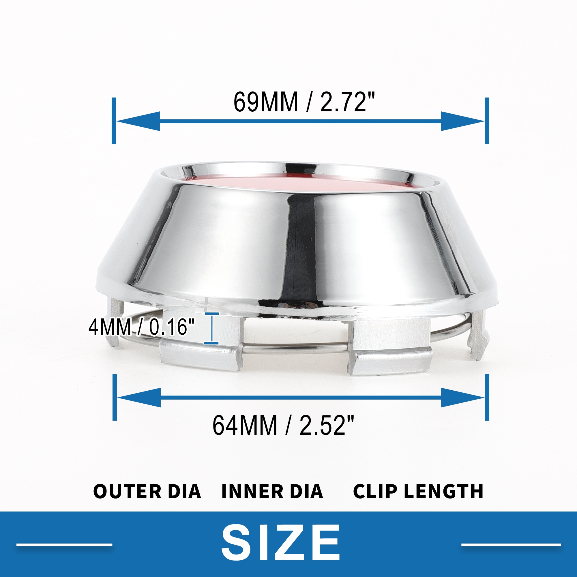 Unique Bargains 1pc Universal Wheel Center Hub Cap Durable 69mm/2.72 ...