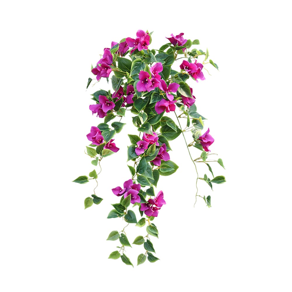 WhizMax Artificial Hanging Flowers Bunch Fake Plants Bouquets ...