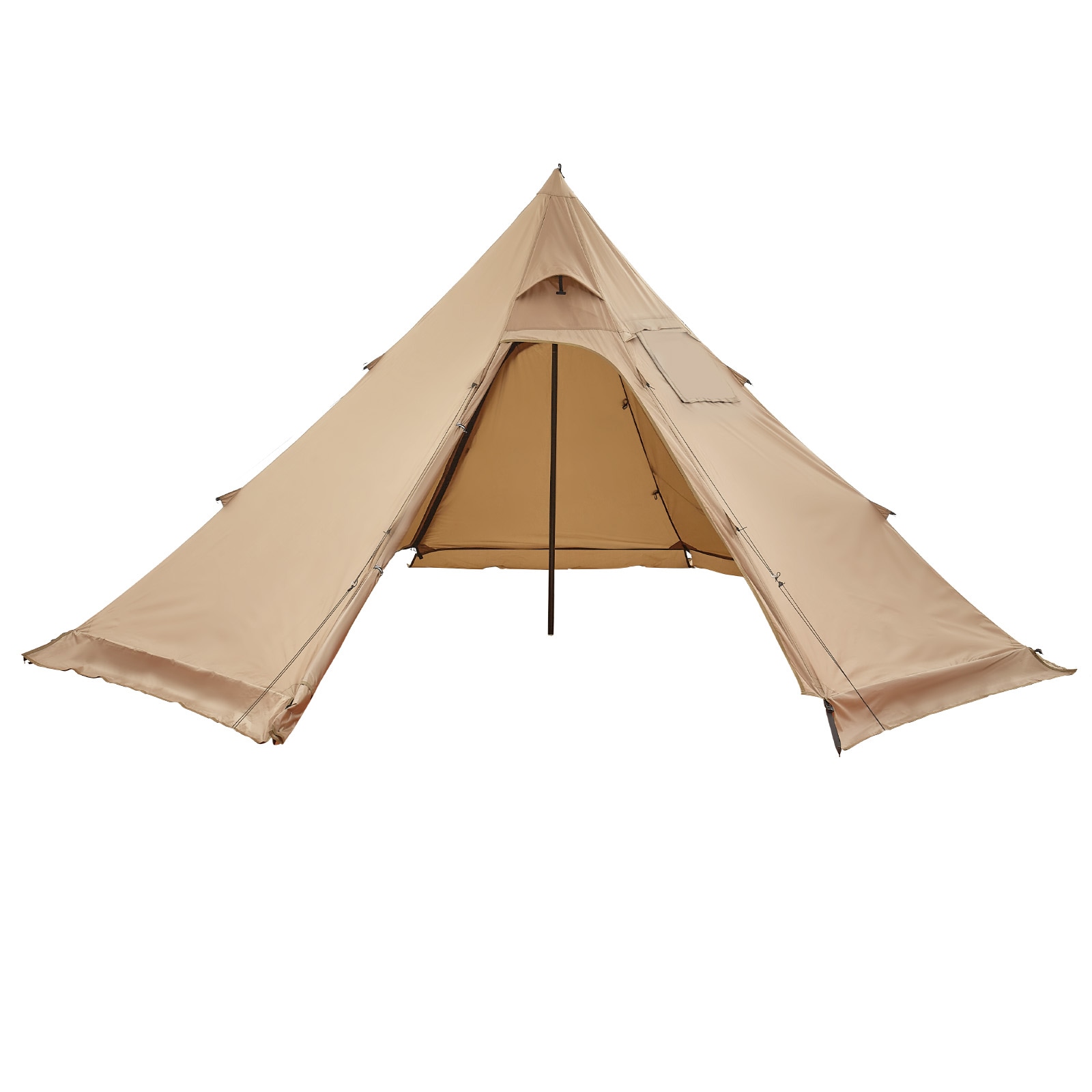 LUXEYARD Hot Tent for 4 Persons Portable Winter Tipi Tent with Stove ...