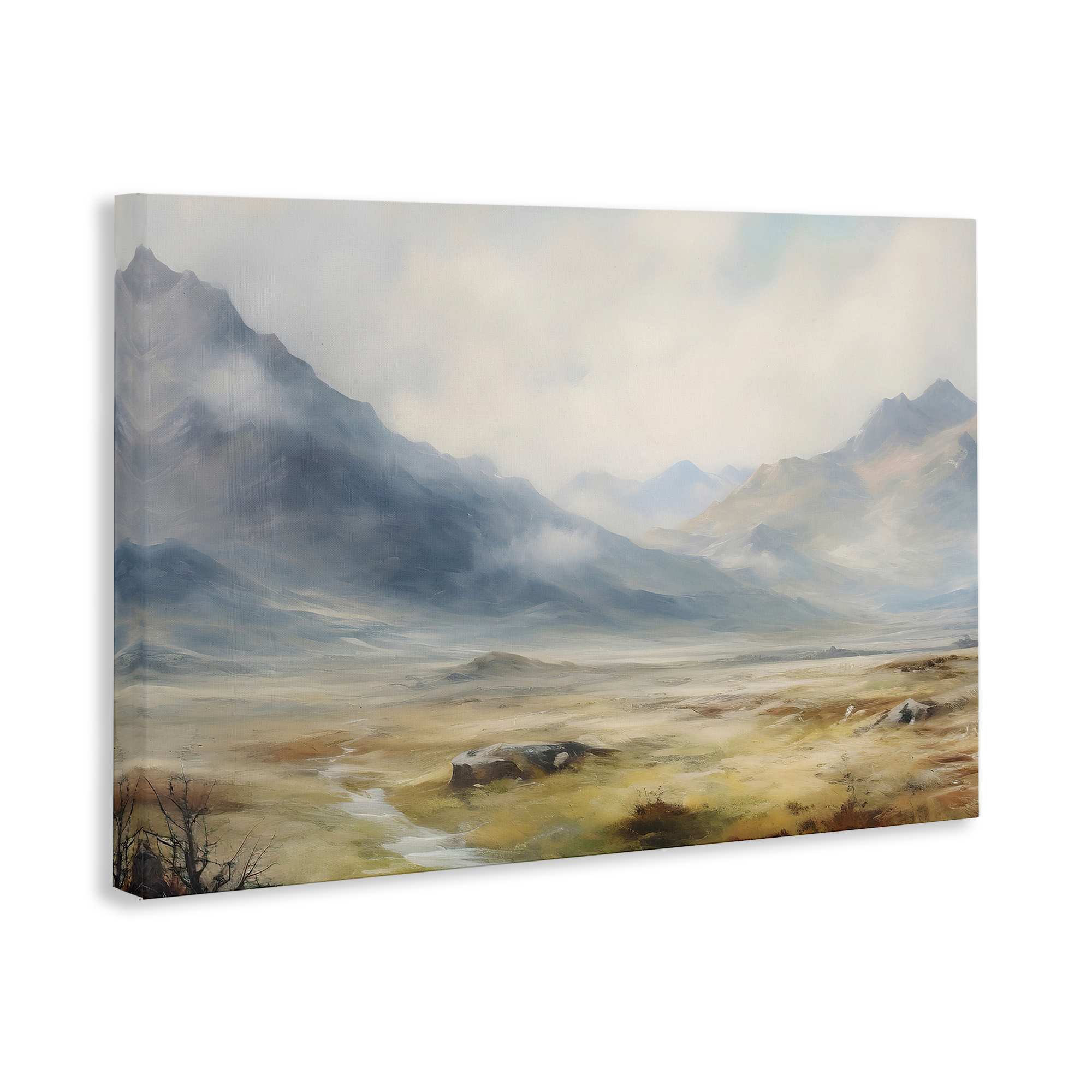 Stupell Industries Faded Mountain Secrets Canvas Wall Art By Franklyn ...