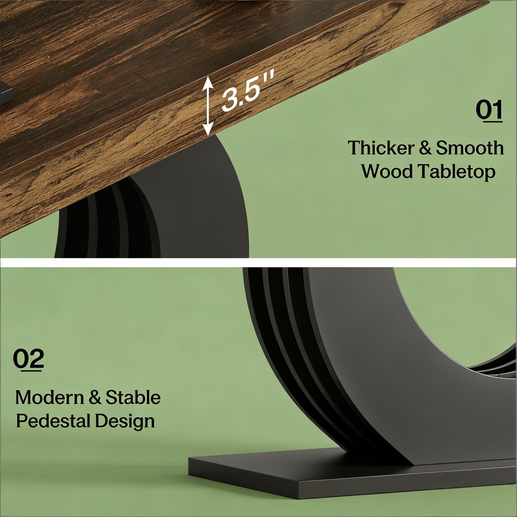 Blisstyle Entryway Table Console Table Side Table Farmhouse Long ...