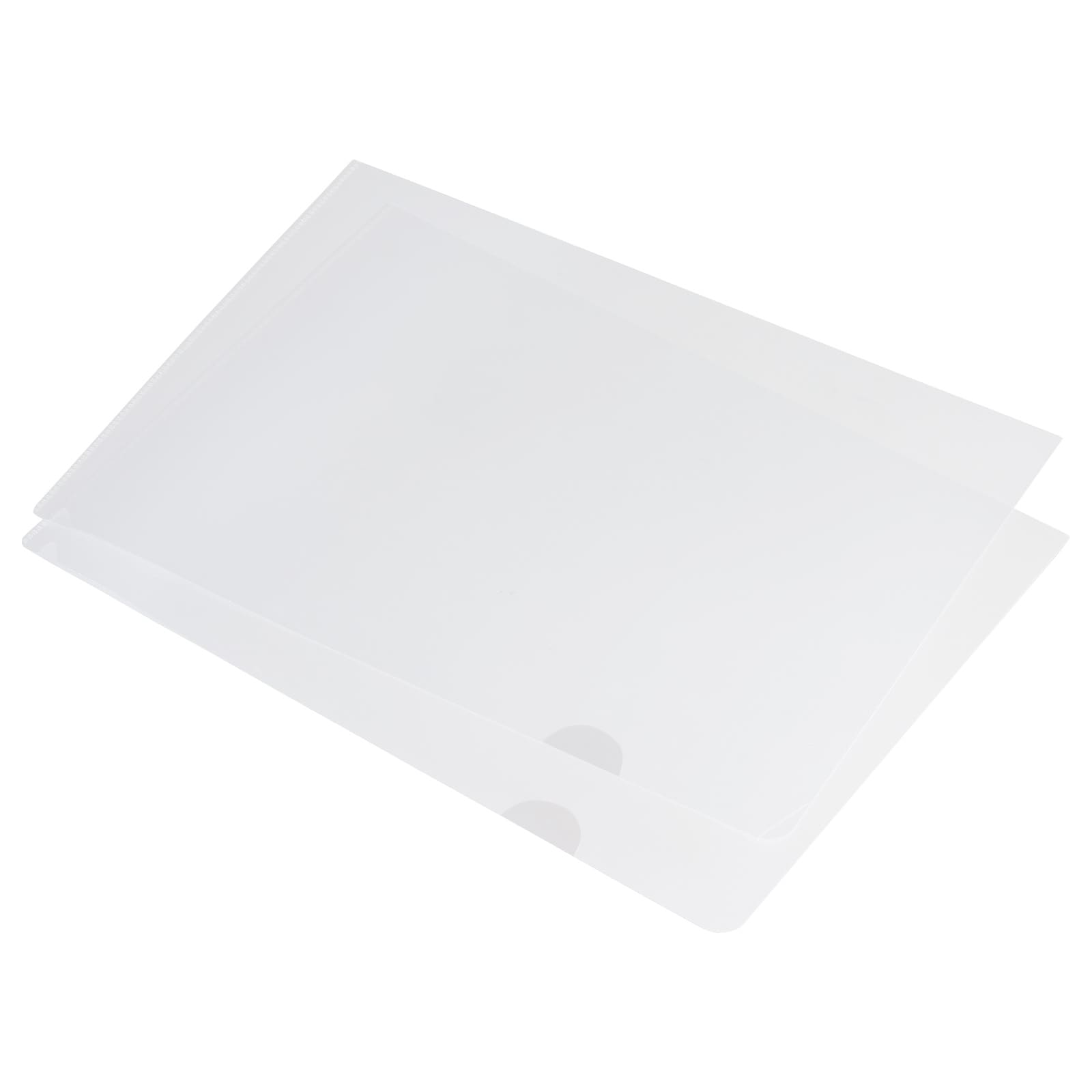 PATIKIL L Type Folders 24pcs A4 Plastic File Project Pockets Clear ...