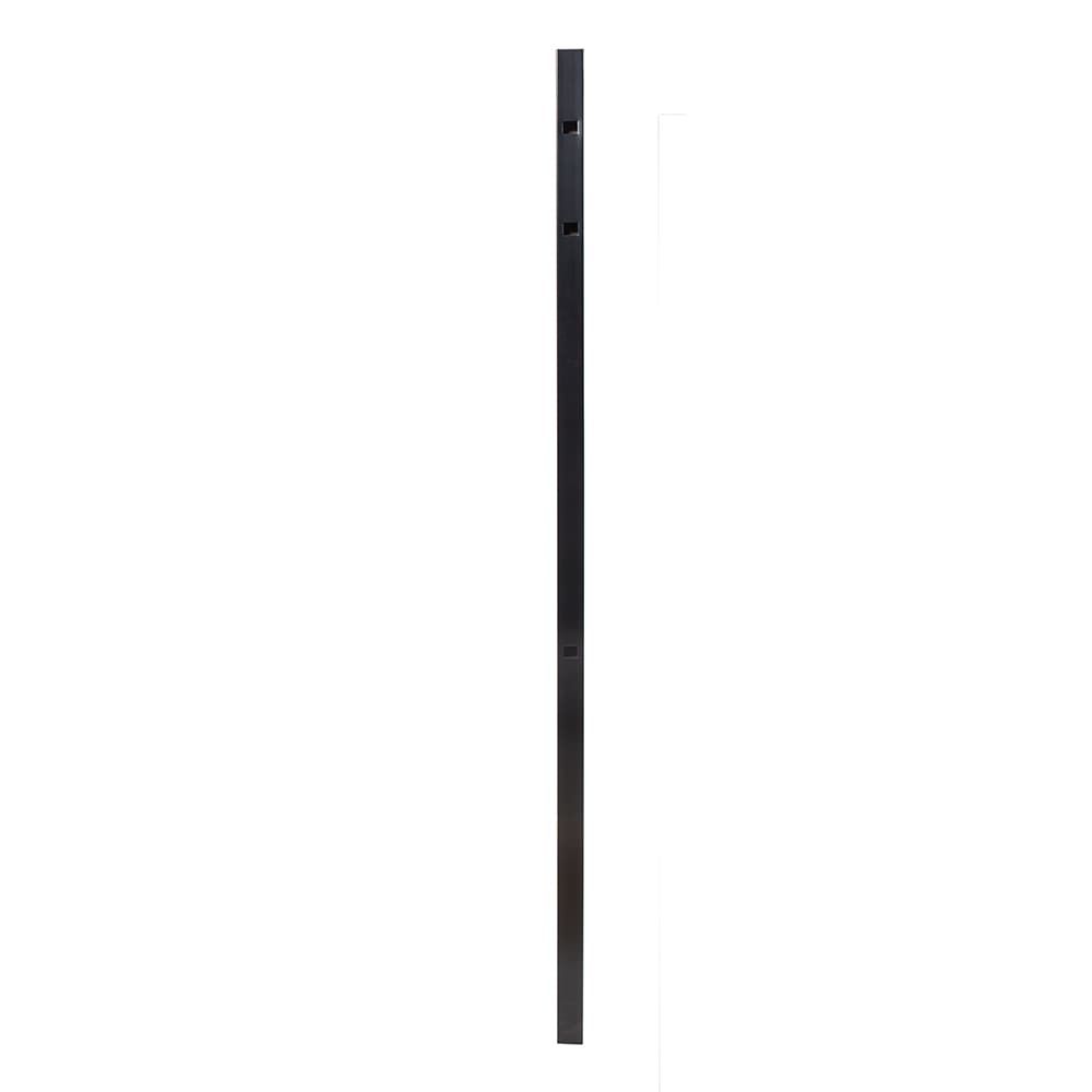 Fortress Building Products Athens 6-1/2-ft H x 2-in W Gloss Black ...