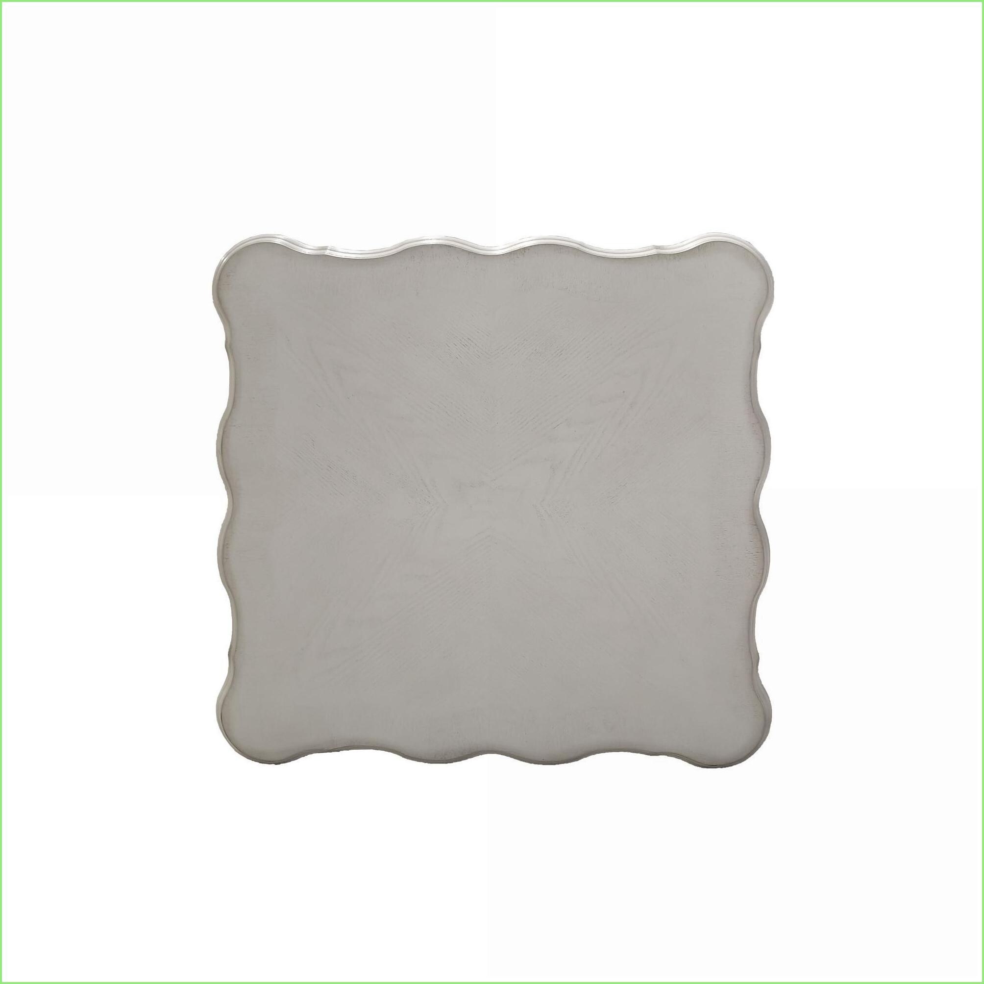 Watnature Traditional Dresden Bone White Coffee Table with Oversized ...