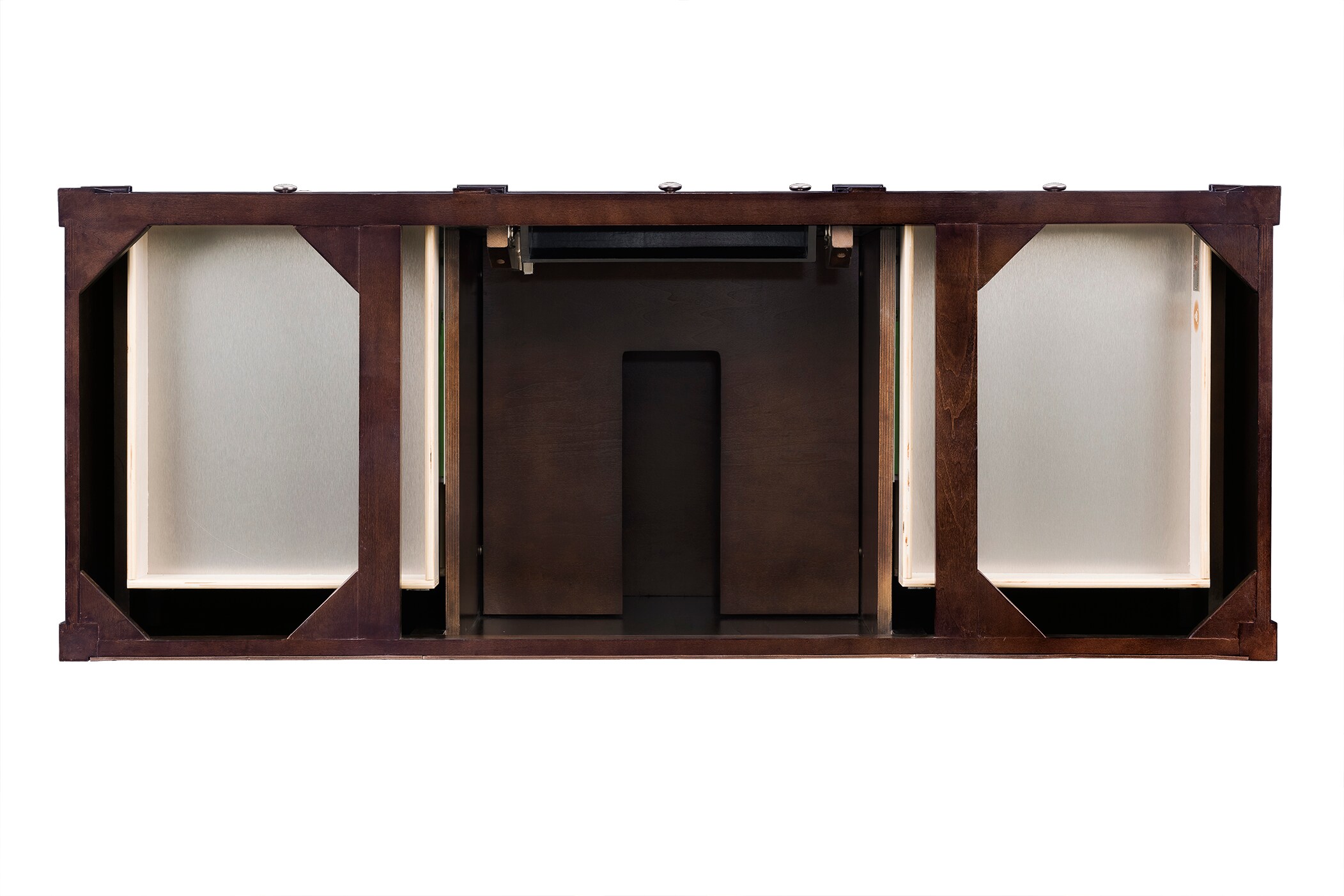 James Martin Vanities Brittany 60-in Burnished Mahogany Undermount ...
