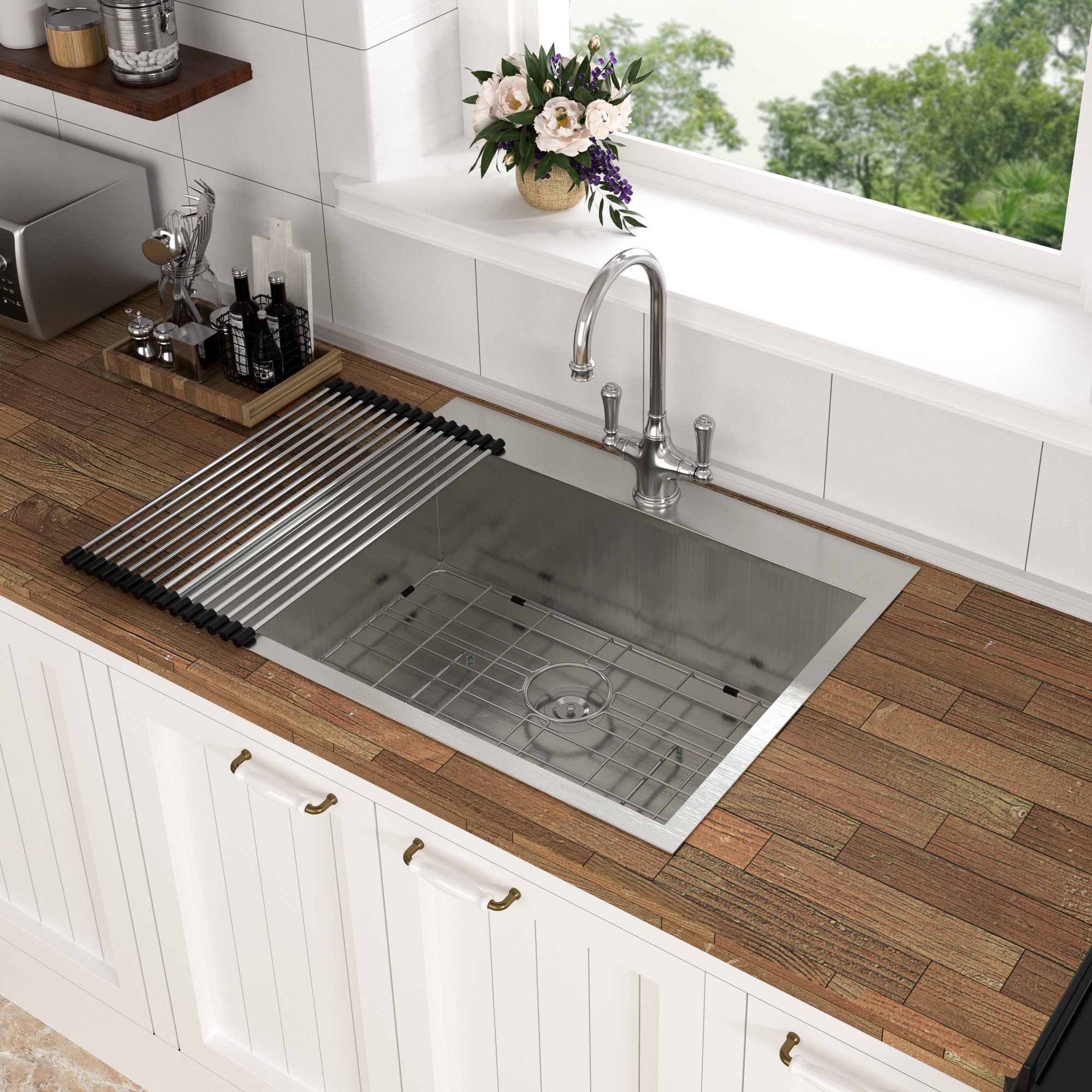 Tatayosi 28 inch Drop In Sink 28 inch Kitchen Sink Drop in Topmount ...