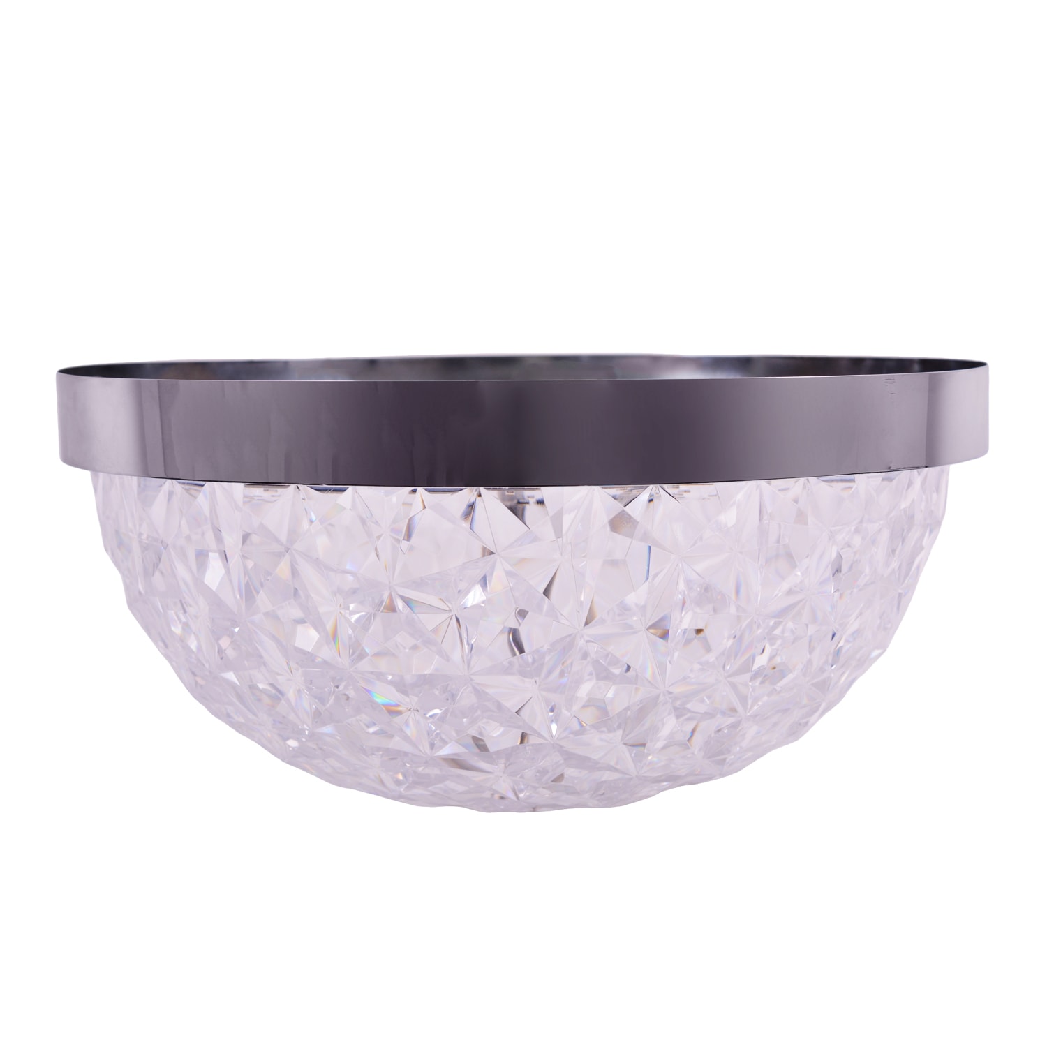 allen + roth UPTON 12.99-in Crystal Indoor 1 -Light LED Flush Mount ...