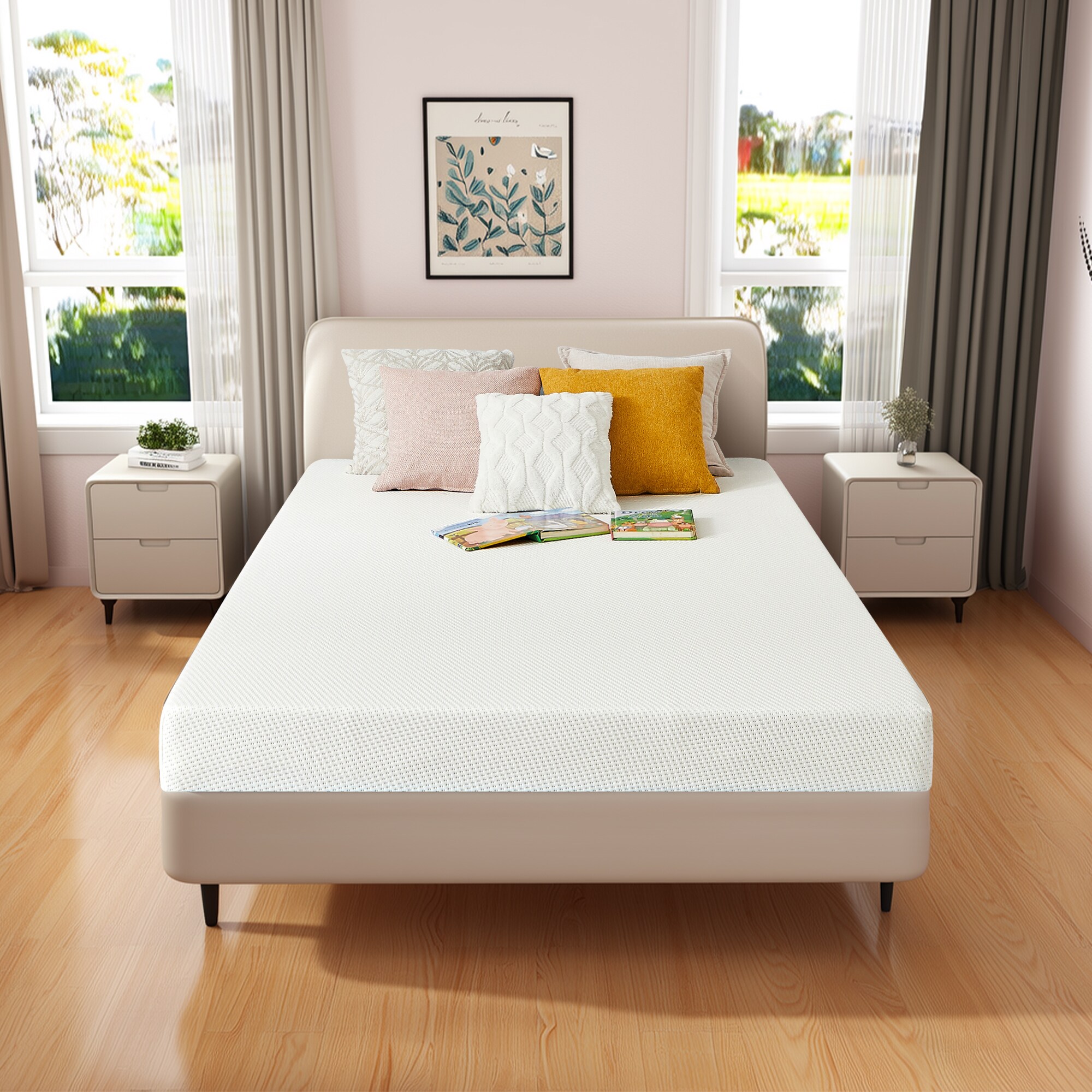 SUNCREAT Twin Mattress for Kids 5 Inch Memory Foam Mattress Medium Firm ...