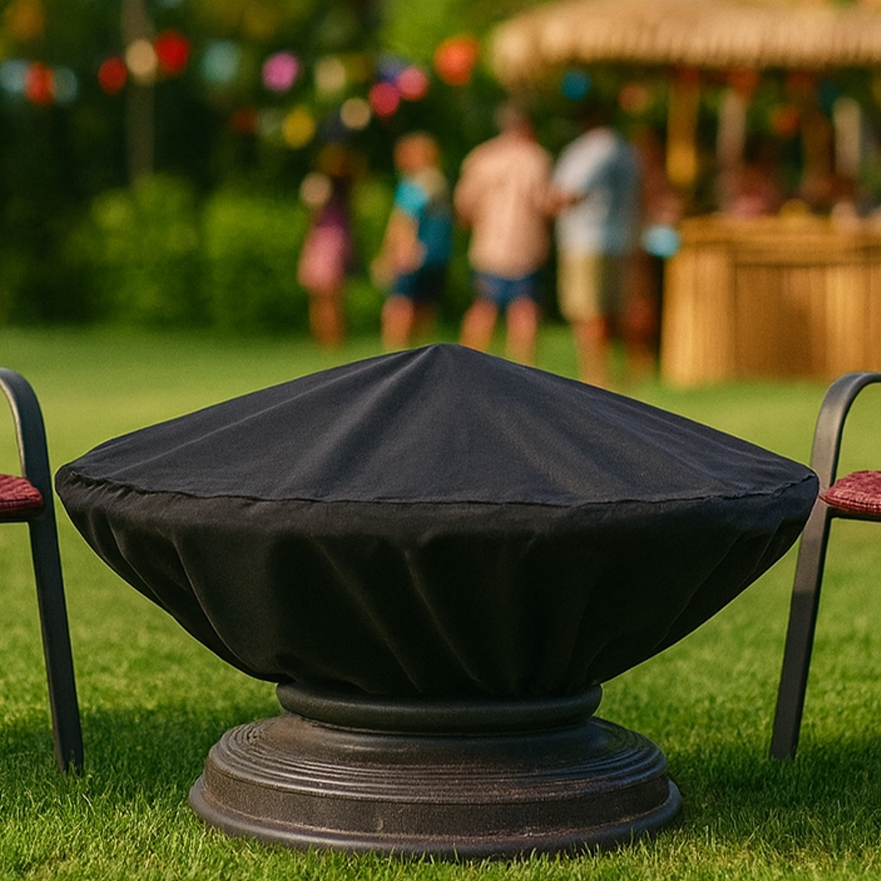 Sunnydaze Decor Vinyl Fire Pit Covers at Lowes.com