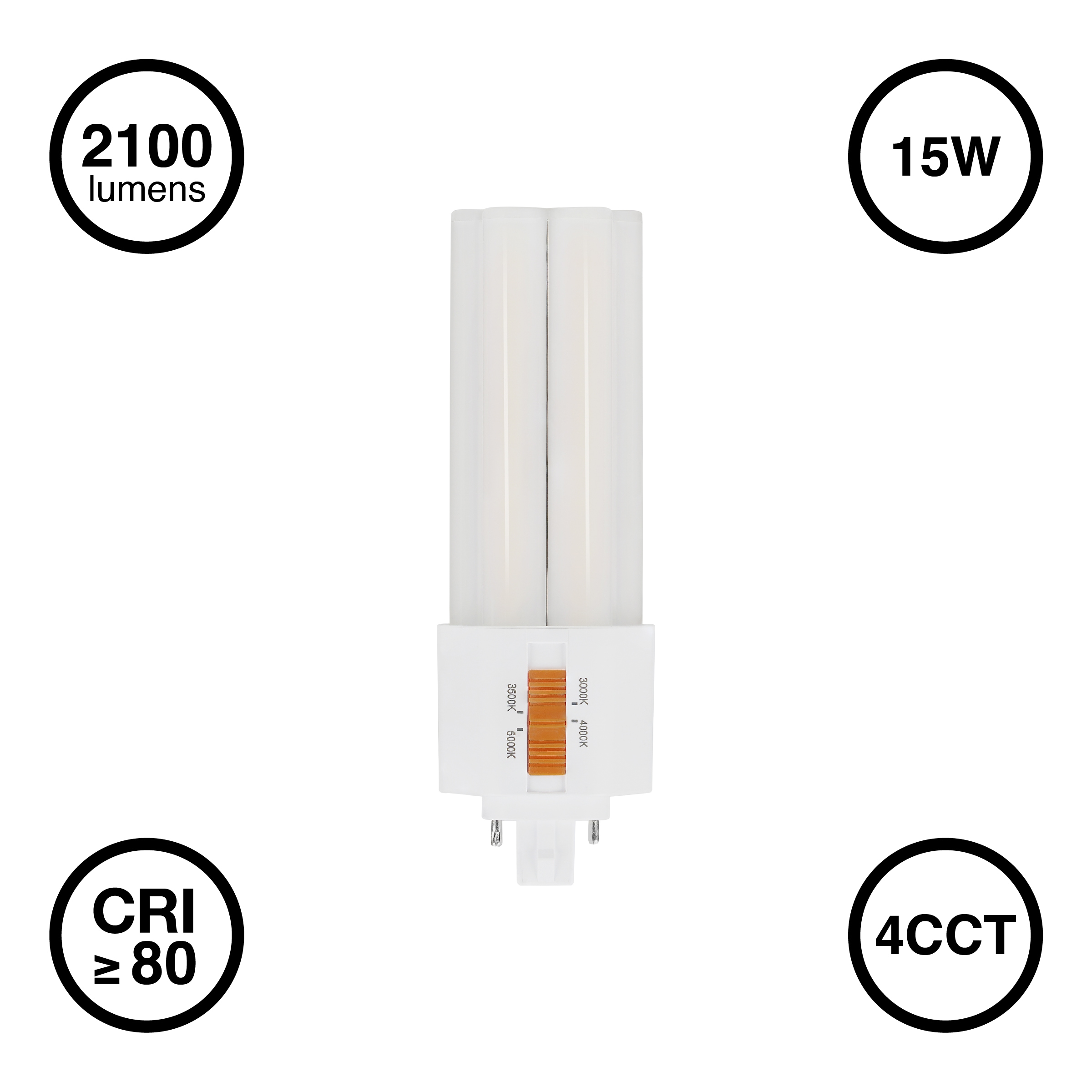 SYLVANIA 32 -Watt EQ Triple tube Switchable white GX24q LED Specialty ...