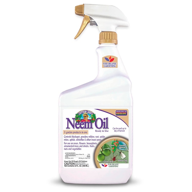 Bonide 32 Fl Oz Neem Oil Natural Garden Insect Killer Trigger Spray