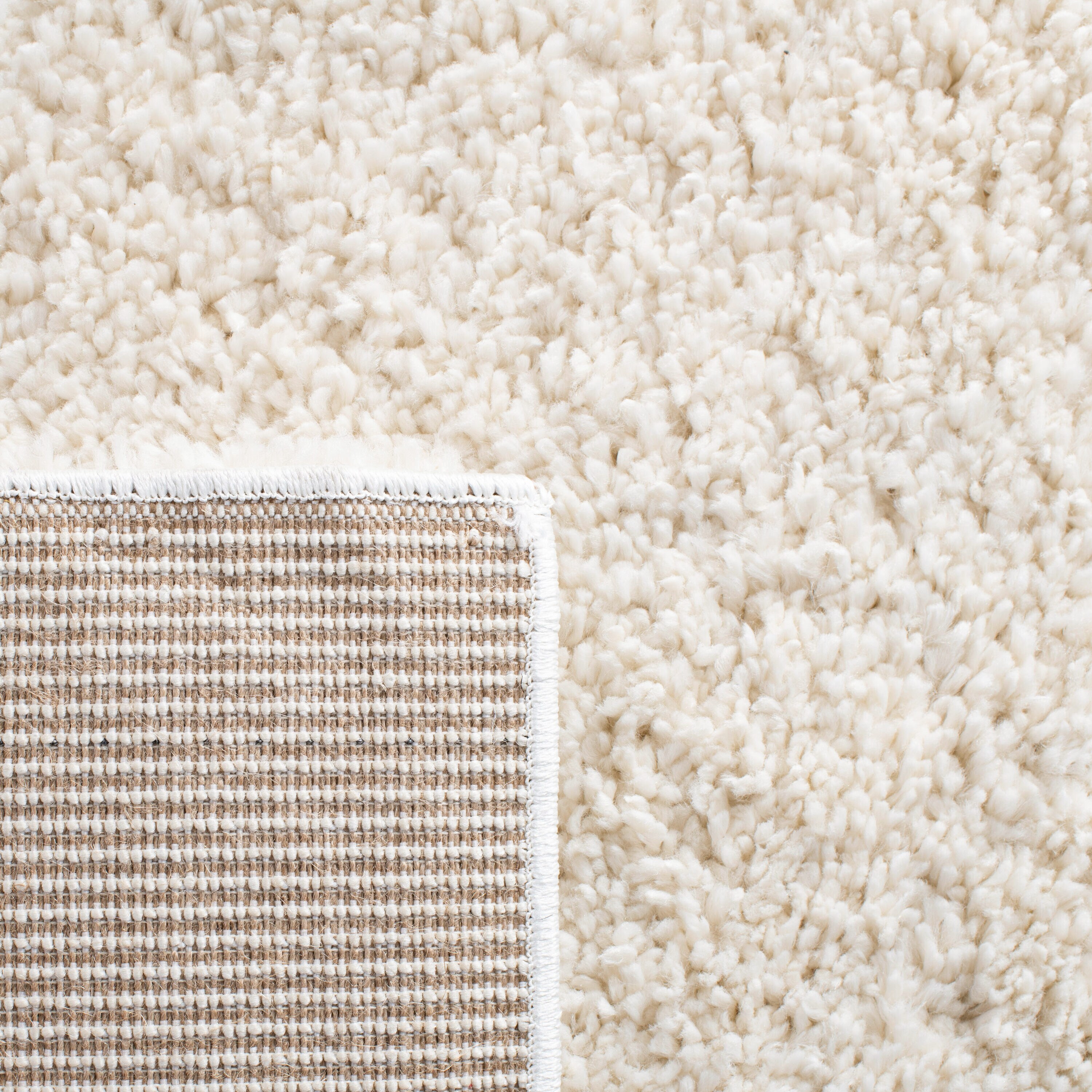 Safavieh August Shag 900 8 x 10 (ft) Loomed Ivory Rectangular Indoor ...