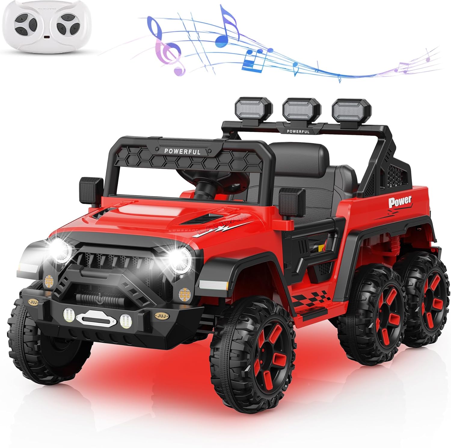 Garvee 24V Power Wheels for Kids with Remote Control Ride on Car with 6 ...