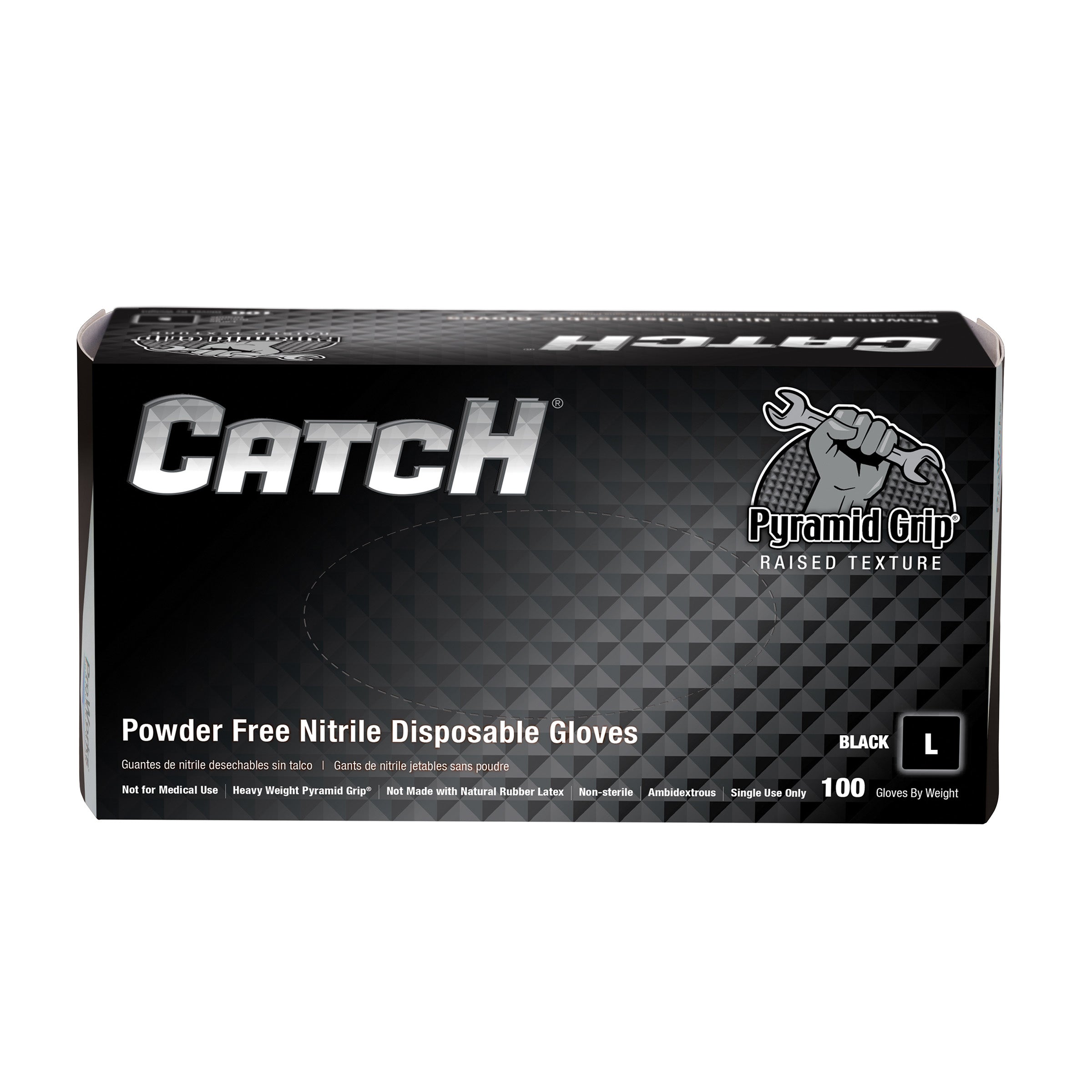 The Safety Zone Safety Zone Nitrile Powder Free 9 mil Pyramid Grip ...