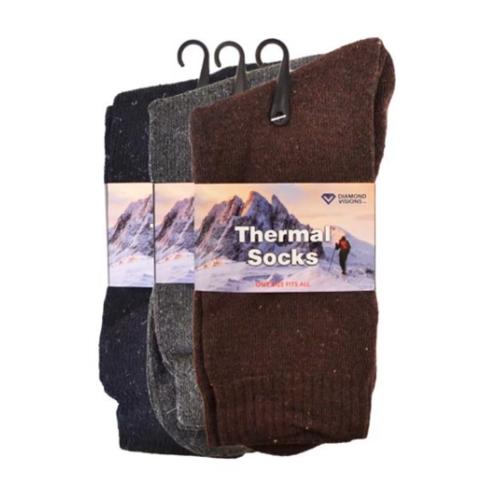Diamond Visions Hudson Bay Traders Goods Thermal Sock Cotton 36 pack in ...