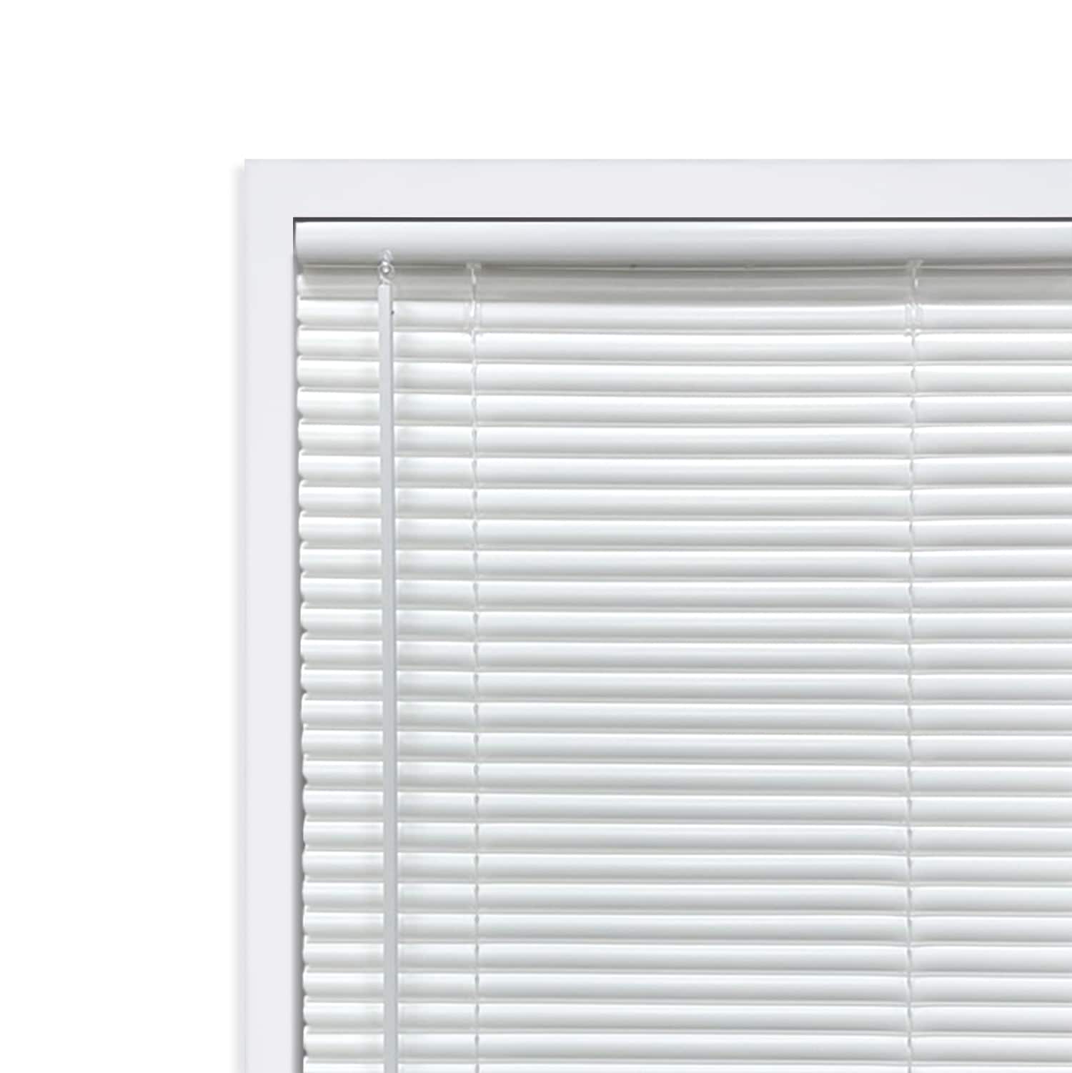allen + roth Durable Cordless Mini Blind 1-in Slat Width 58-in x 60-in ...