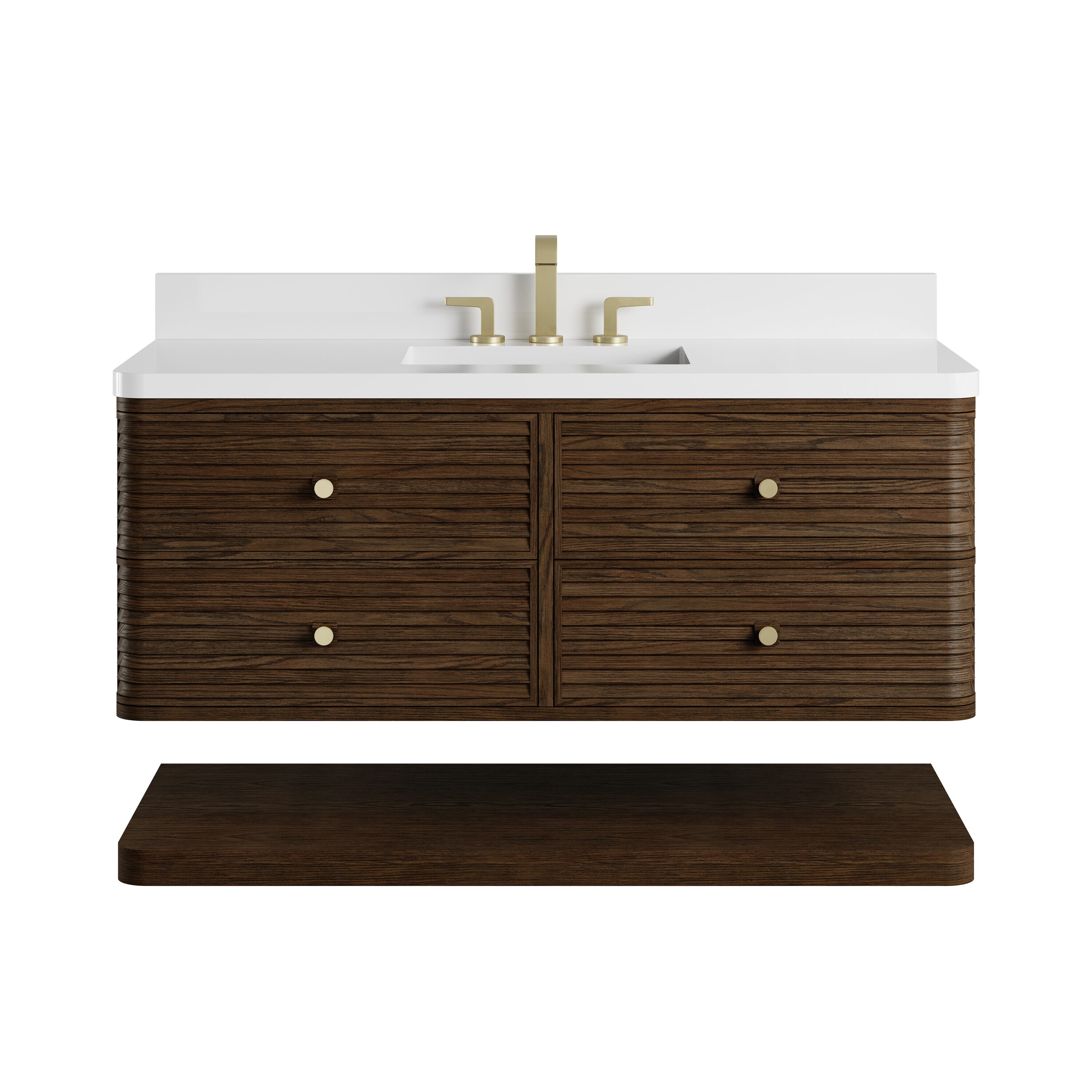 James Martin Vanities Allamari 48-in Sable Undermount Single Sink ...