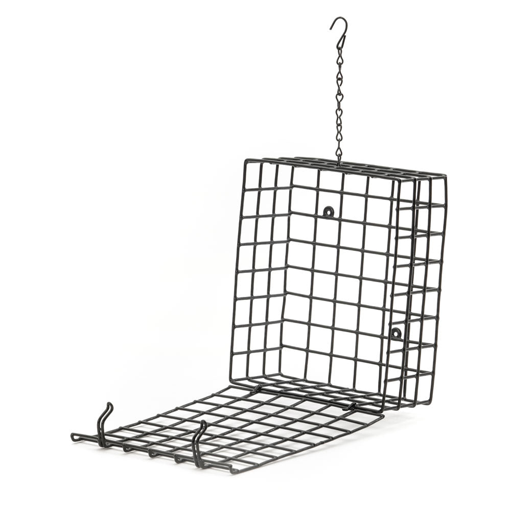 BIRDS CHOICE Seed and Suet Block Cage with Hanging Chain in the Bird ...