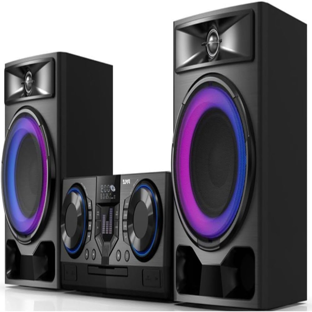Pyle 3Piece Mini HiFi Bluetooth Stereo System Black PHSKR285 in the ...