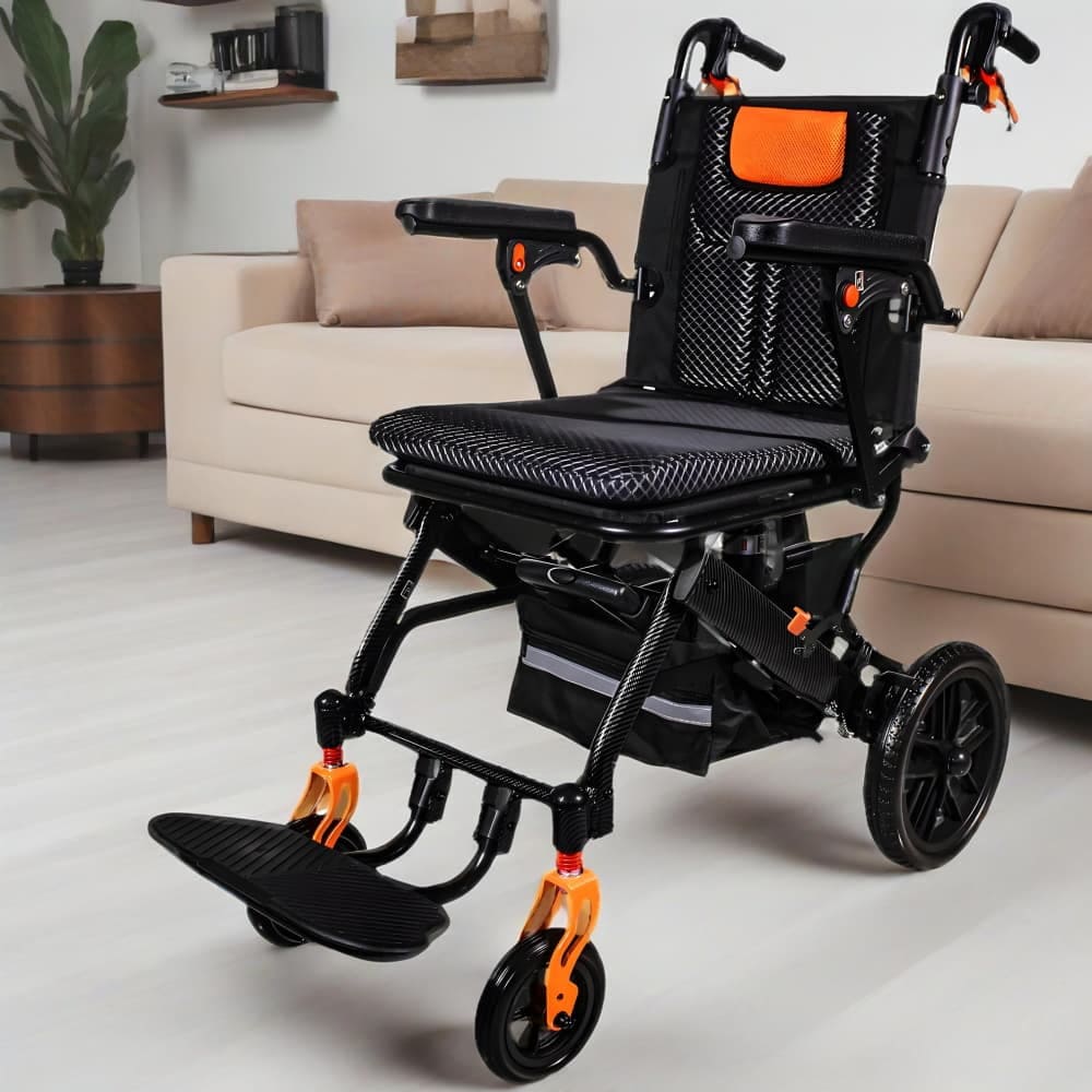 Zyerch Kazeila 20LBS Ultra-Lightweight Foldable Wheelchair for Adults ...
