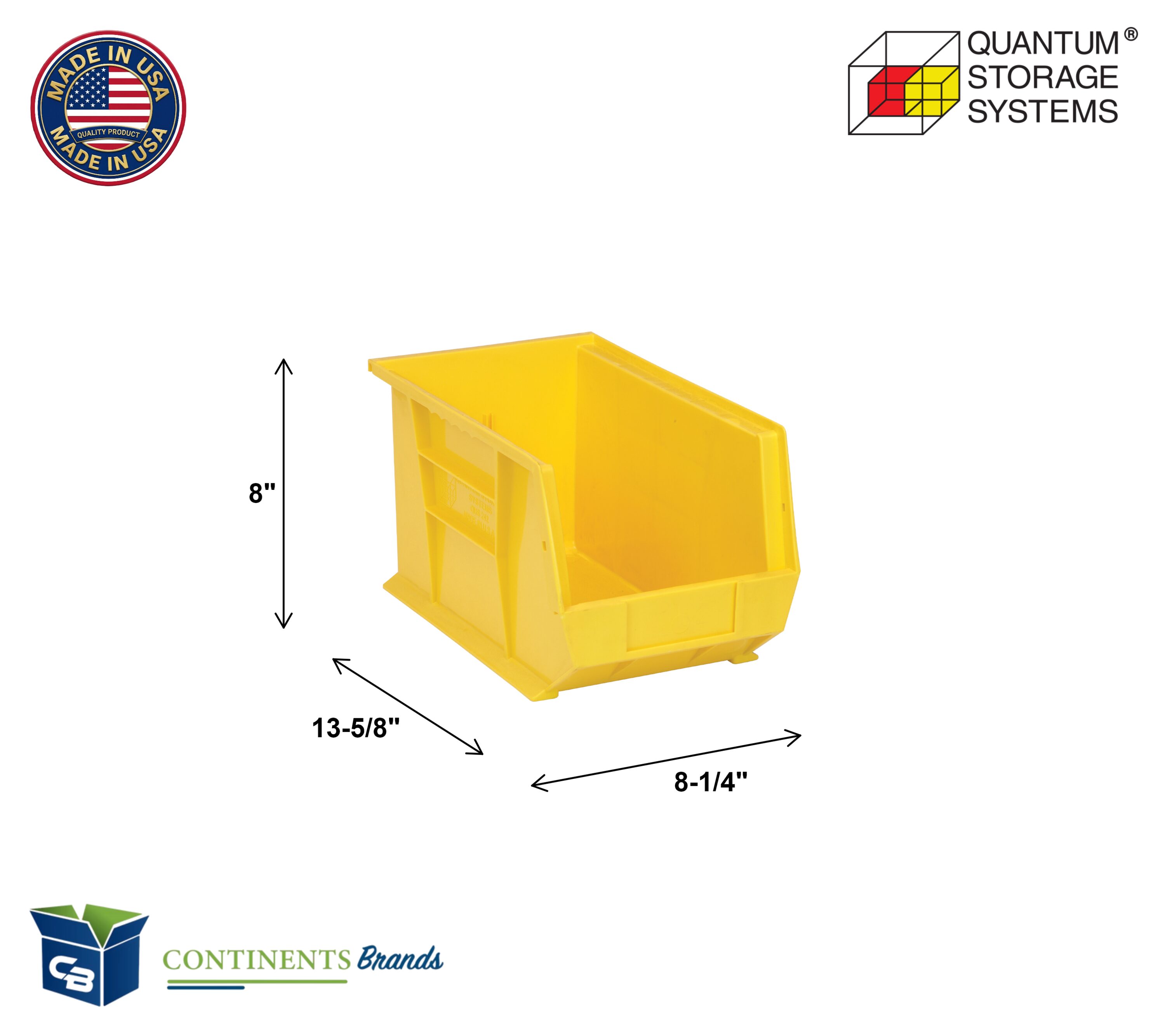 Quantum Storage Systems QUS242YLCS Ultra Stack and Hang Part Organizer ...
