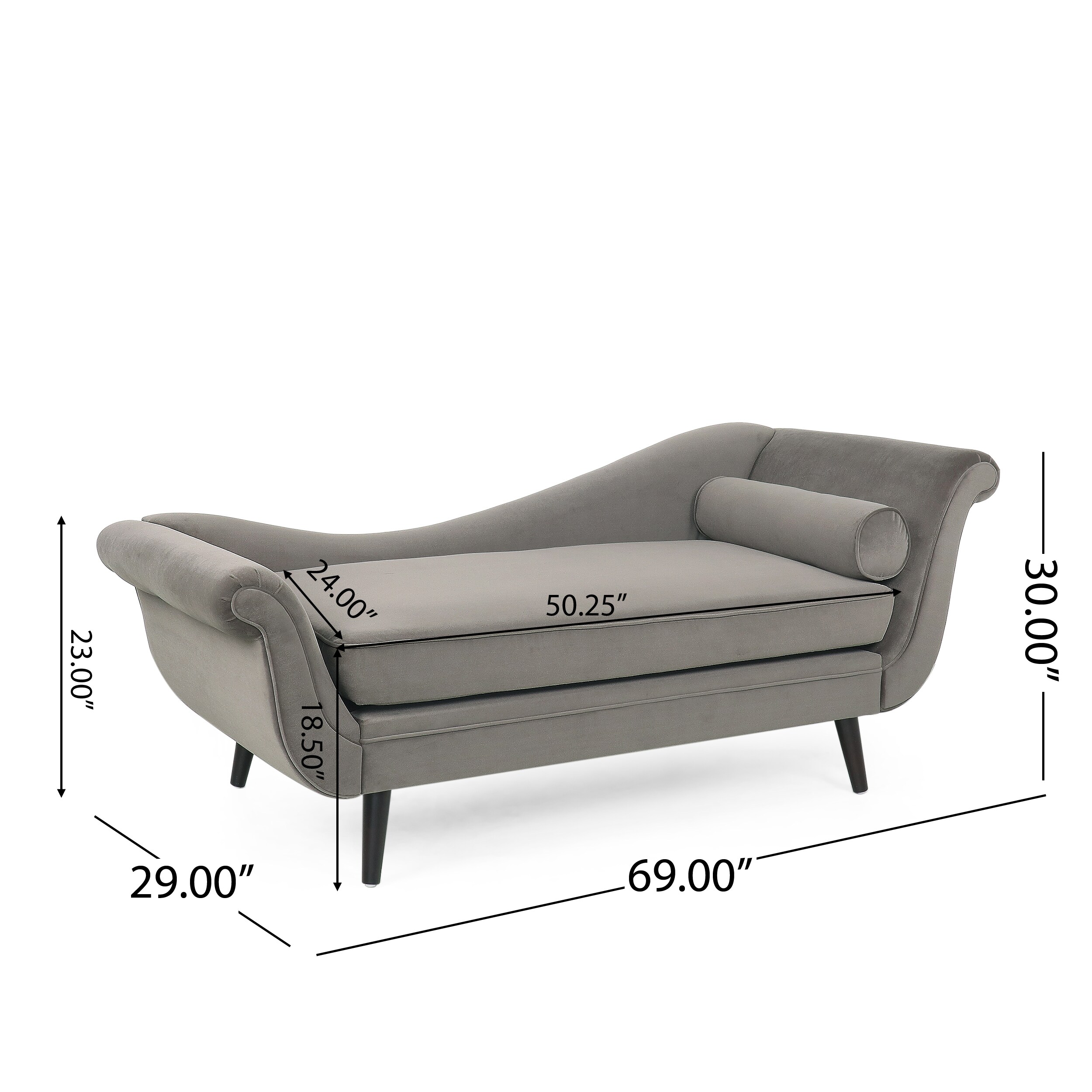 Best Selling Home Decor Modern Beige Chaise Lounge 316308 at Lowes.com