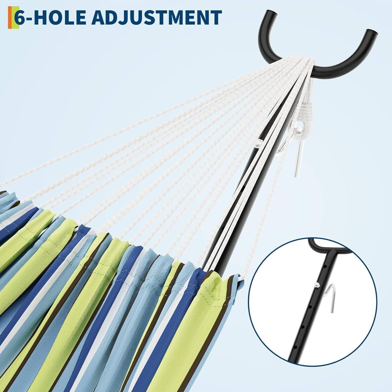 Garvee Hammock with Stand for Outside Heavy Duty 2 Person Hammock ...