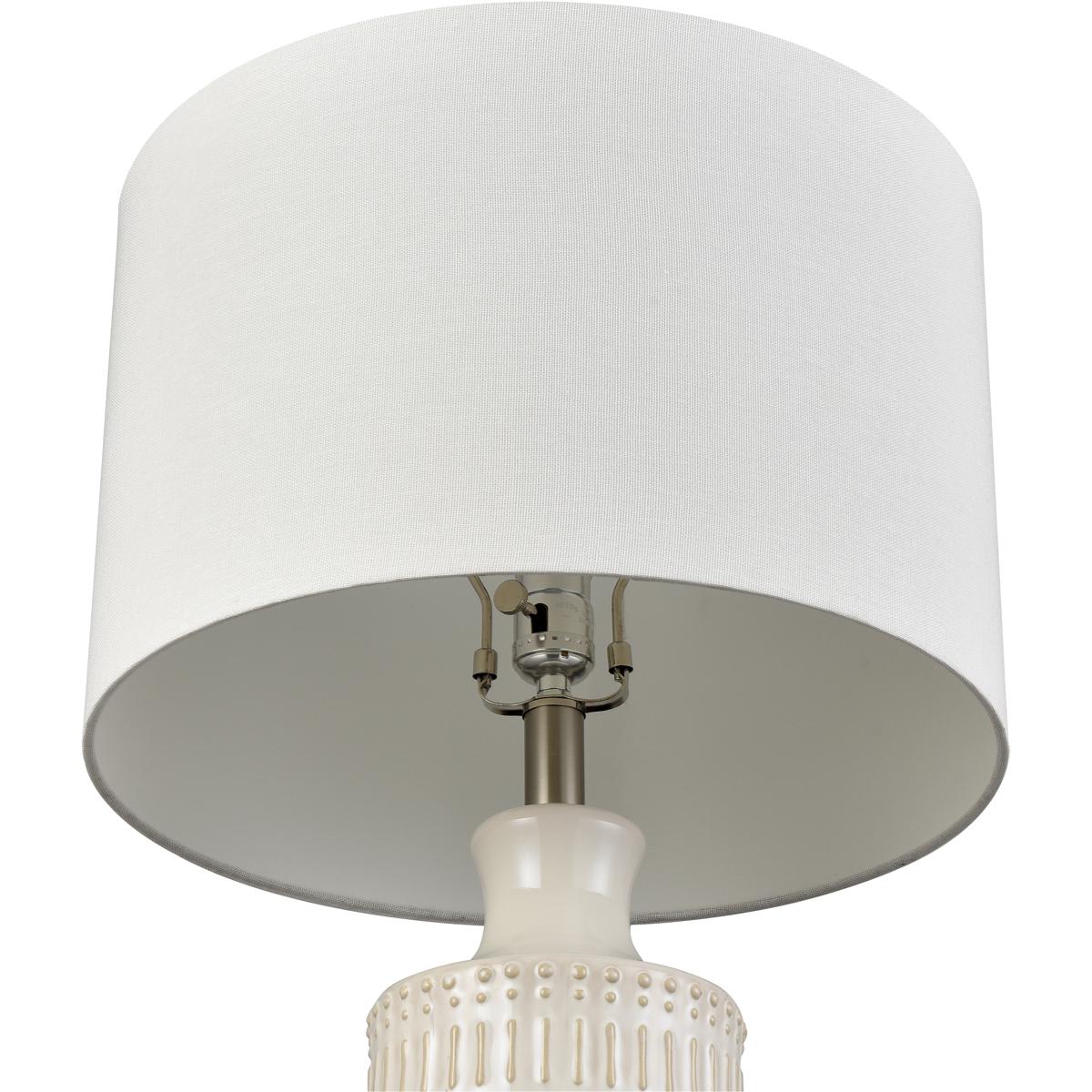 Atlas Lighting and Home PL11051-CR Dorin 255 inch 150 watt White Glazed ...