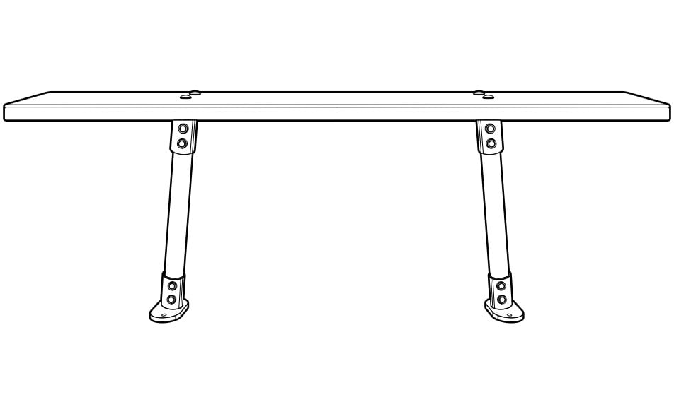 Shop SteelTek Decorative Pipe Bench at Lowes.com