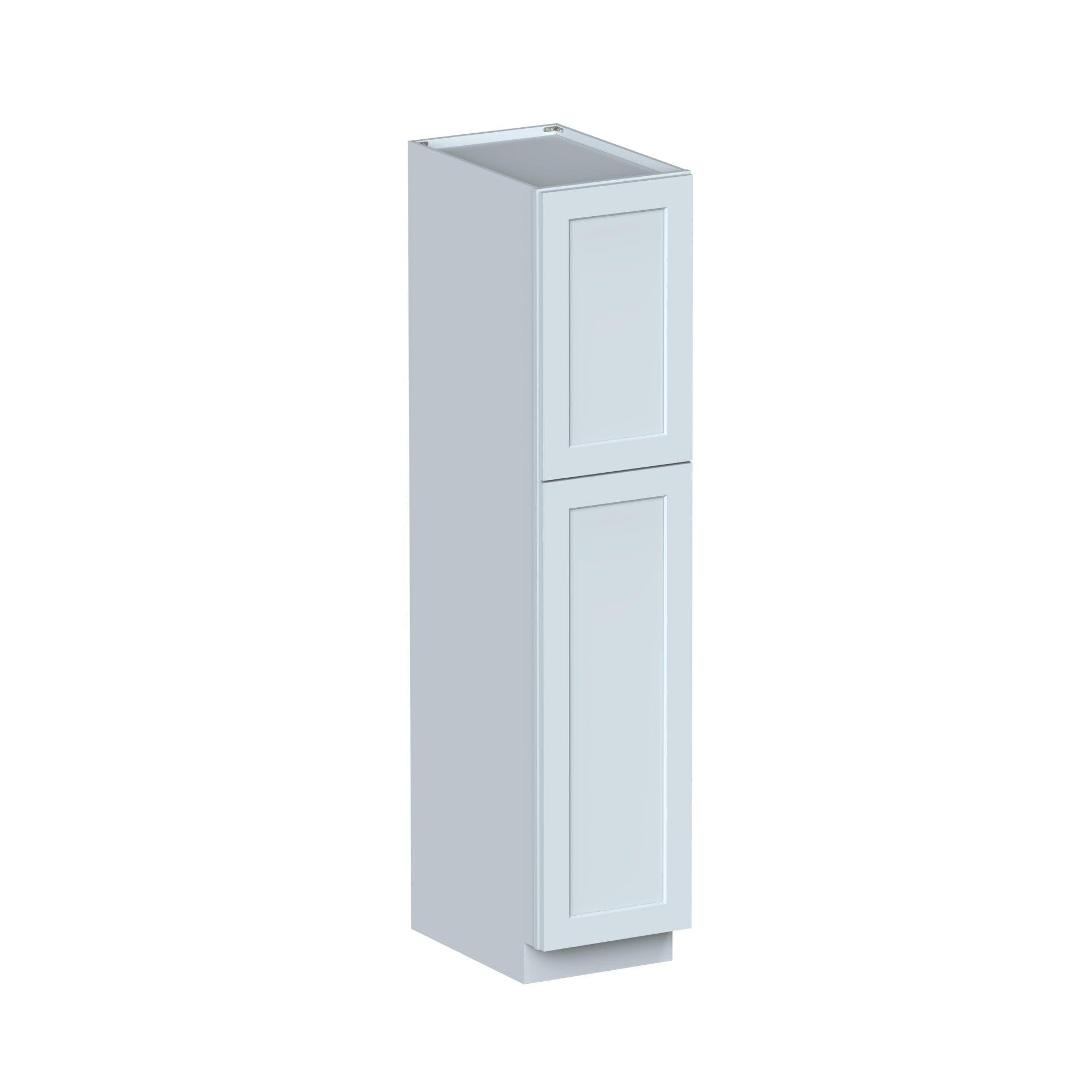 Boyel Living 18-in W x 84-in H x 27-in D Dove Gray Shaker Ready-to ...
