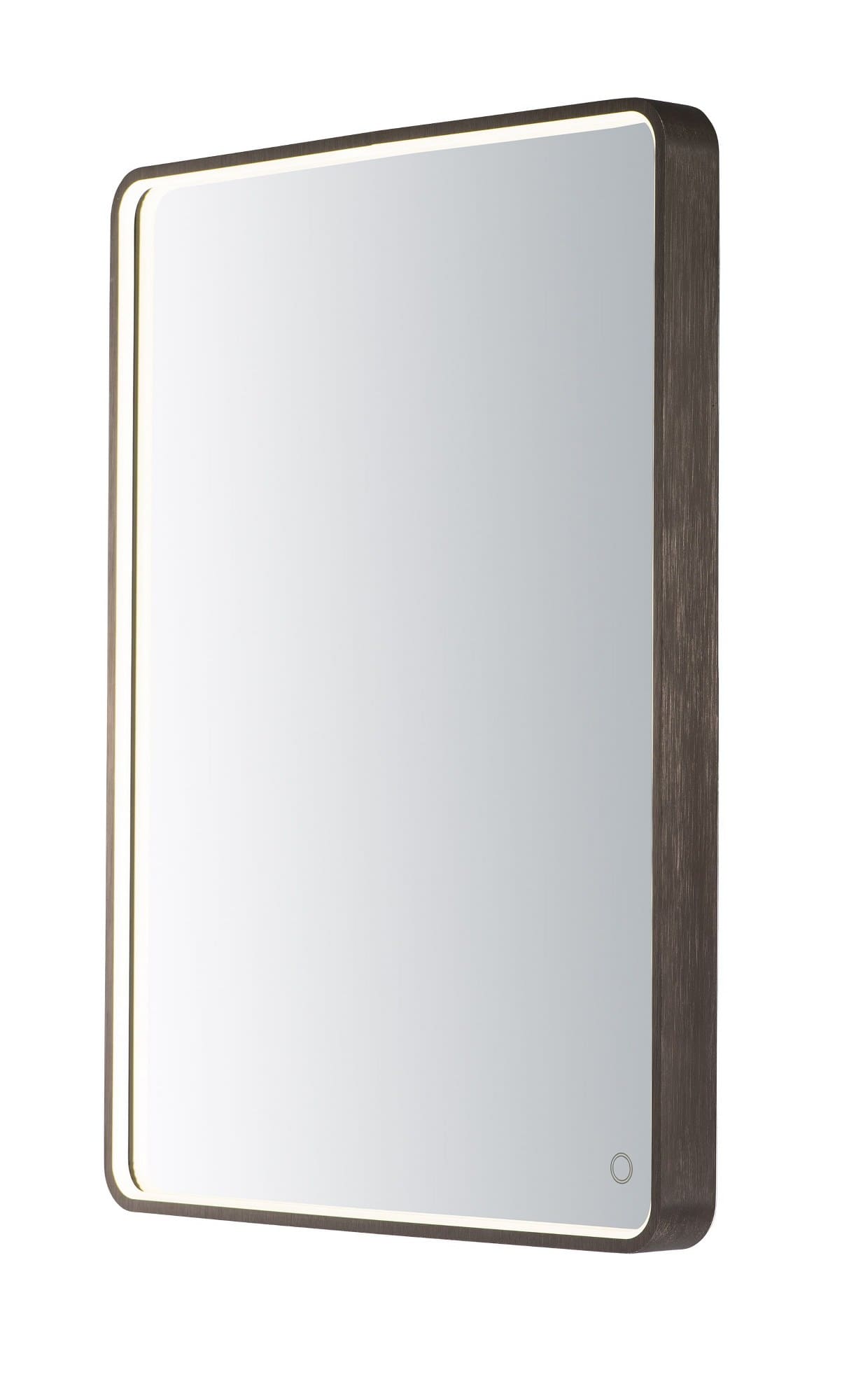 ET2 Anodized Bronze Dark Brown Steel 1-Light Electric Mirror in the ...