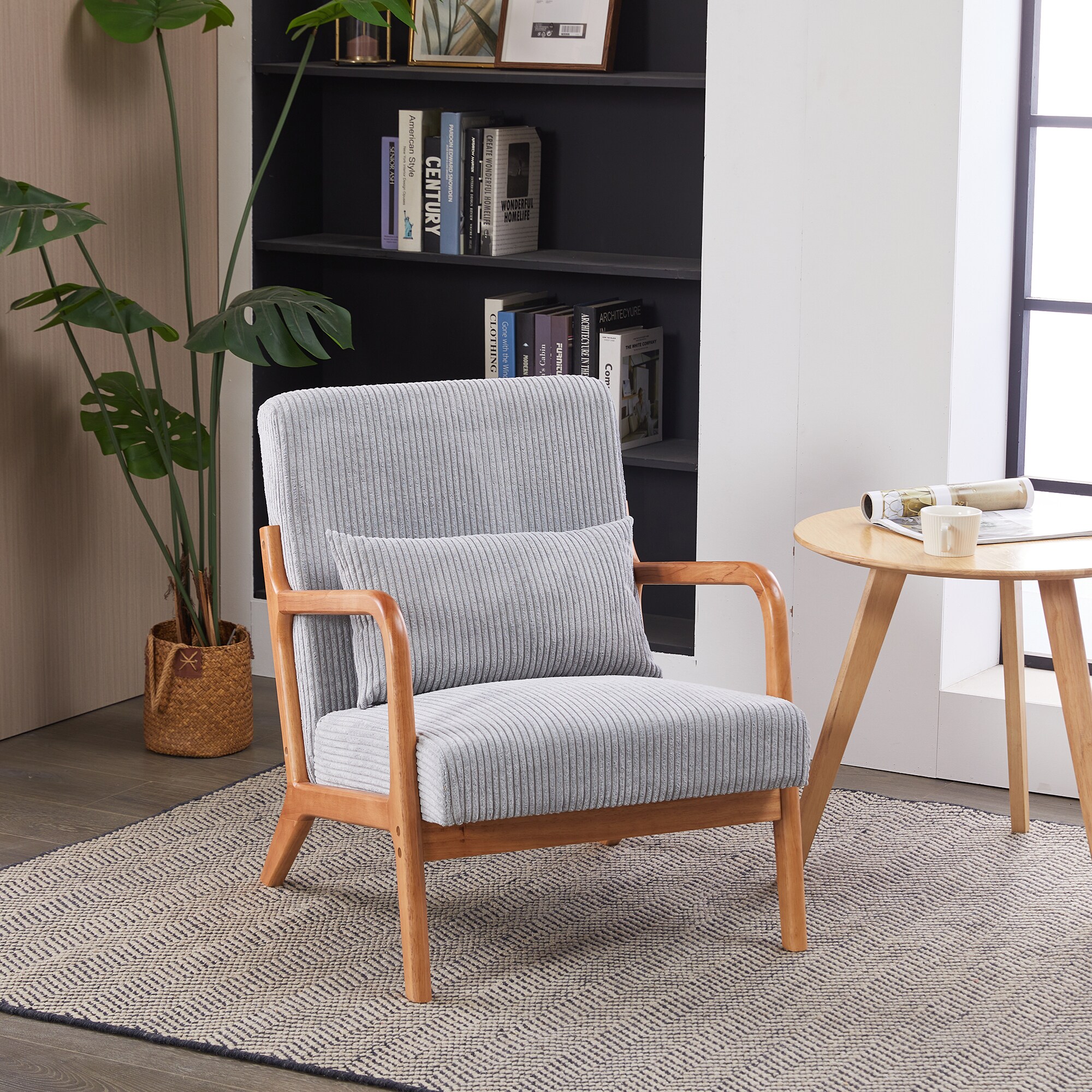 Tatayosi Mid-Century Modern Accent Chair Arm Chair Living Room Chairs ...