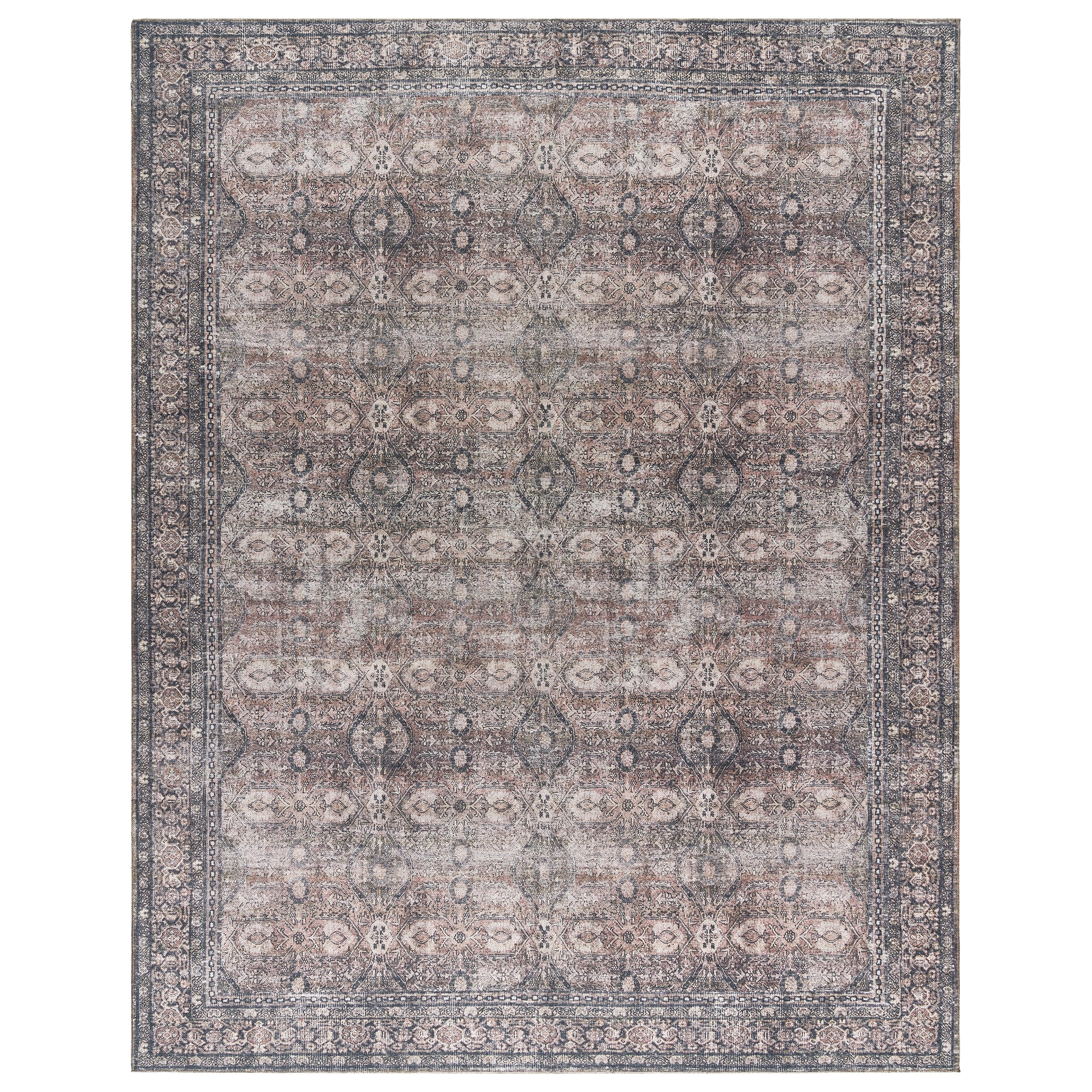Thomasville 8 x 10 (ft) Loomed Brown Rectangular Indoor Moroccan ...