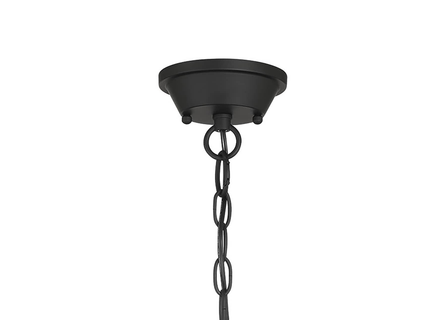 allen + roth Kerner Black Modern/Contemporary Seeded Glass Cylinder Led ...