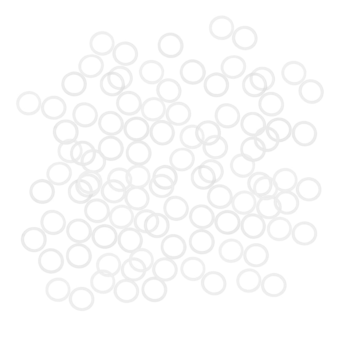 Unique Bargains Silicone O-Rings 13mm OD 10mm ID 1.5mm Width VMQ Seal ...