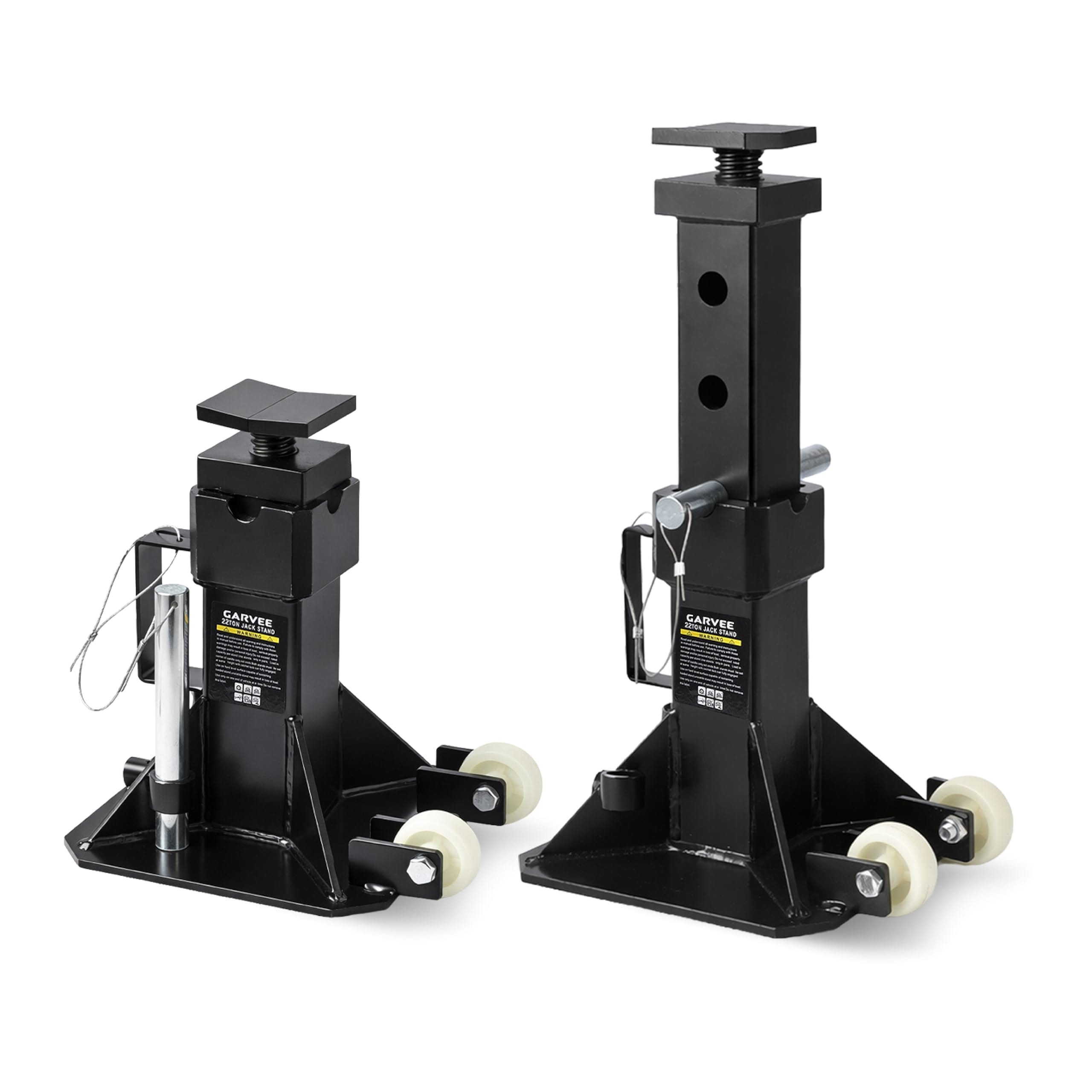 GarveeLife 22 Ton Jack Stands Heavy Duty Pin Type Car Jack Stand with ...