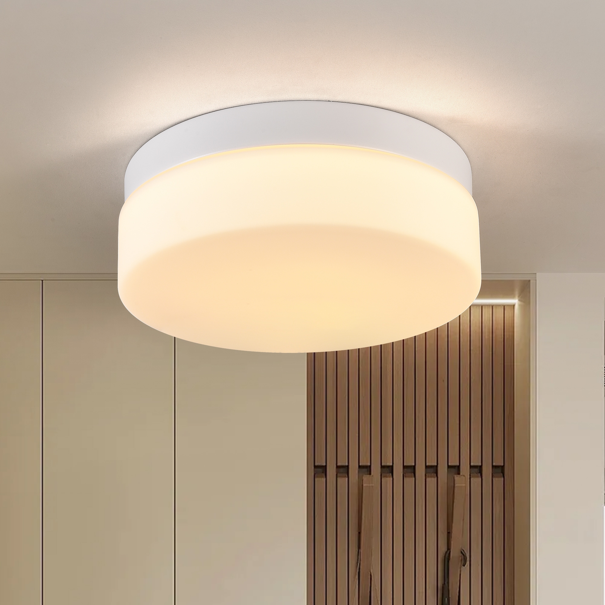 LOVMOR 1 PACK LED Flush Mount Ceiling Light Fixture Modern Kitchen ...
