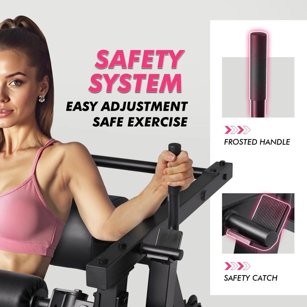 Syedee Glute Drive Machine Heavy Duty Plate Loaded Hip Thrust Machine ...
