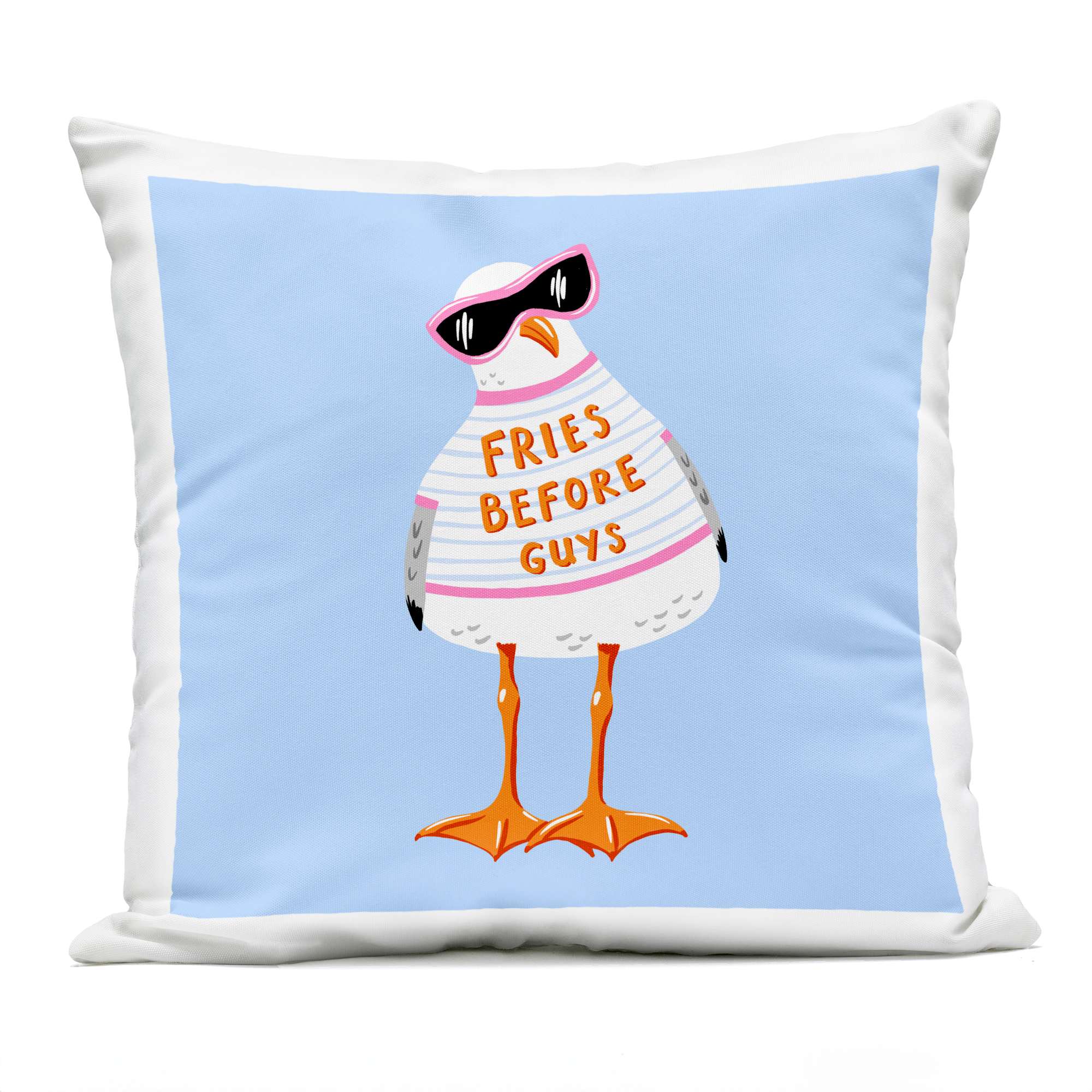 Stupell Industries Fries Before Guys Seagull Outdoor Printed ...