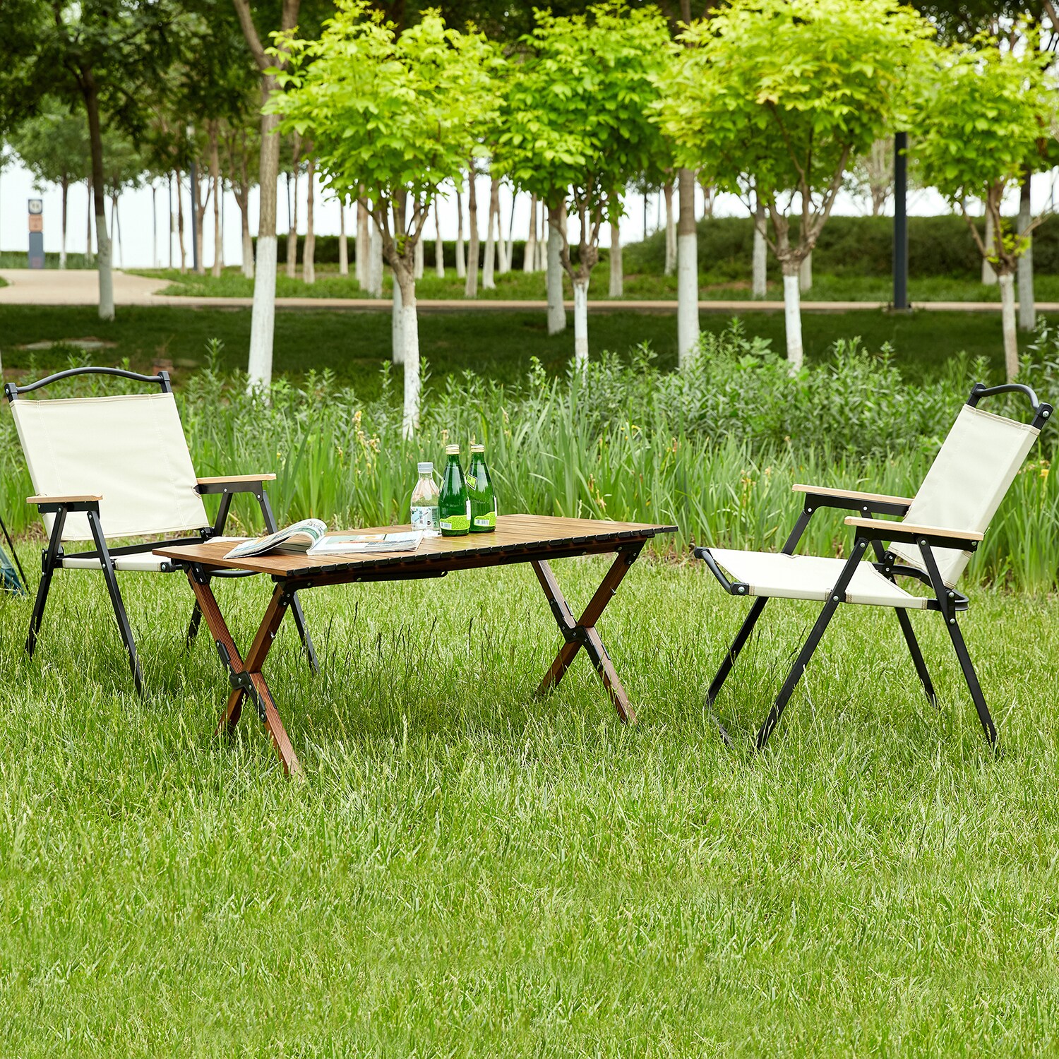 Folding patio conversation set store