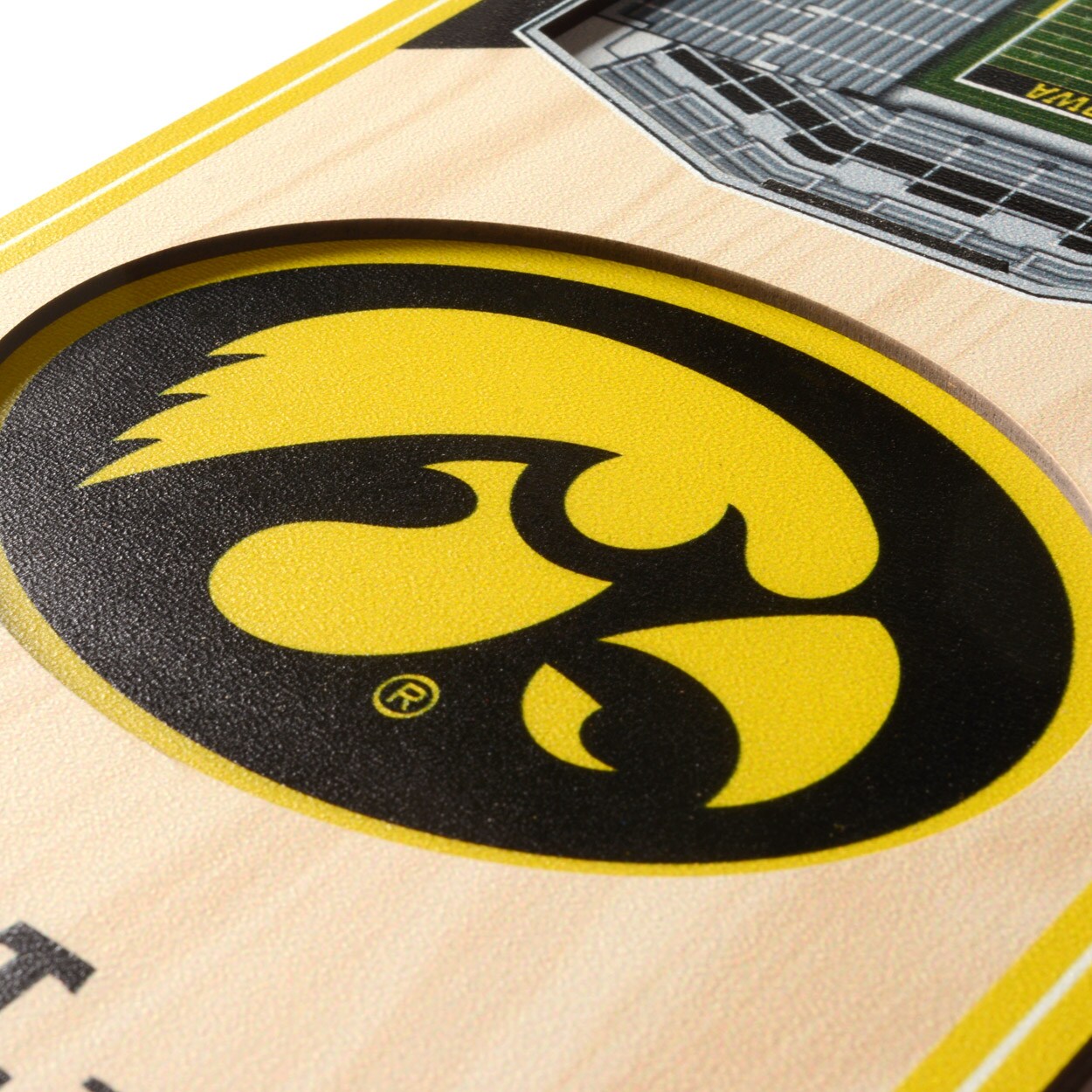 StadiumViews Iowa Hawkeyes YouTheFan NCAA Iowa Hawkeyes 3D Stadium 6x19 ...