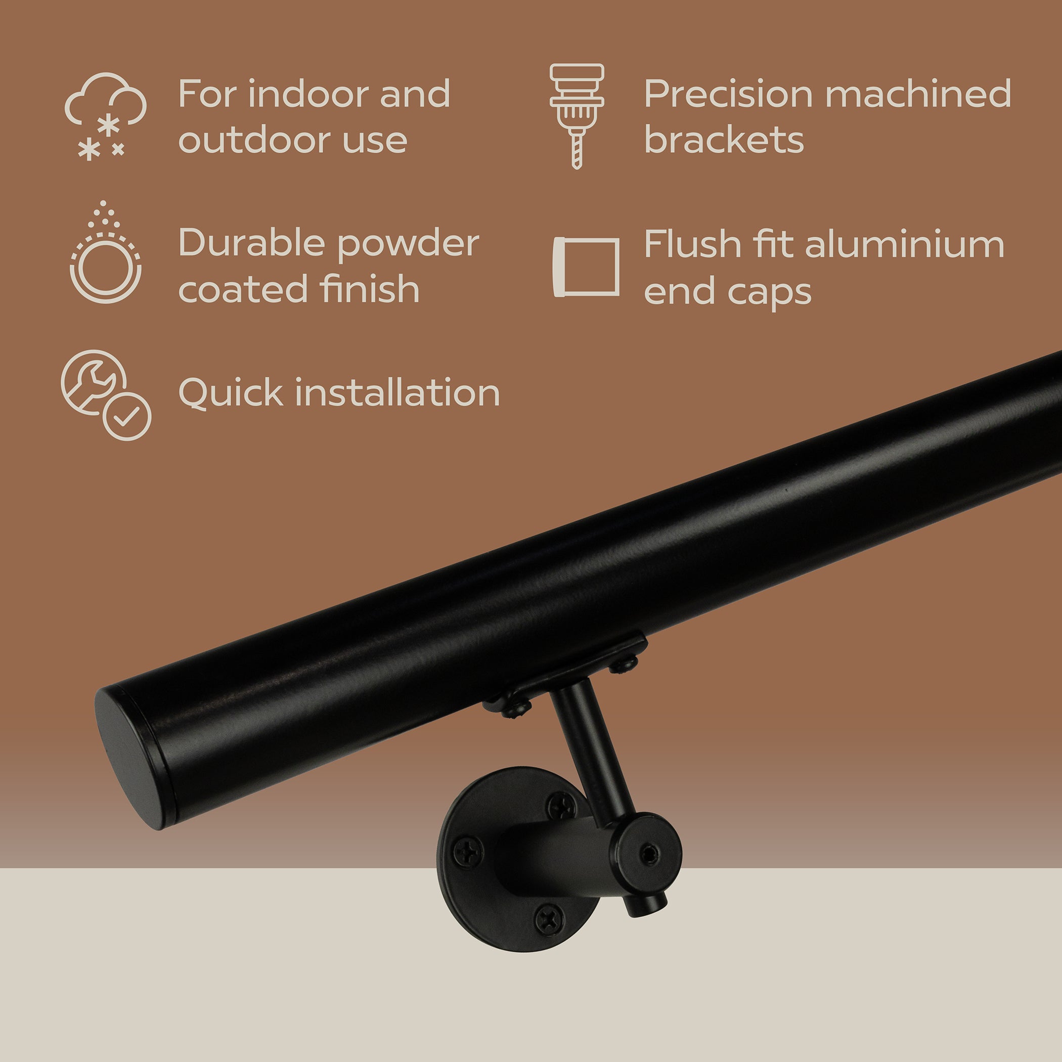 Concept Fusion 11 Foot L Industrial Aluminum Round Complete Indoor ...
