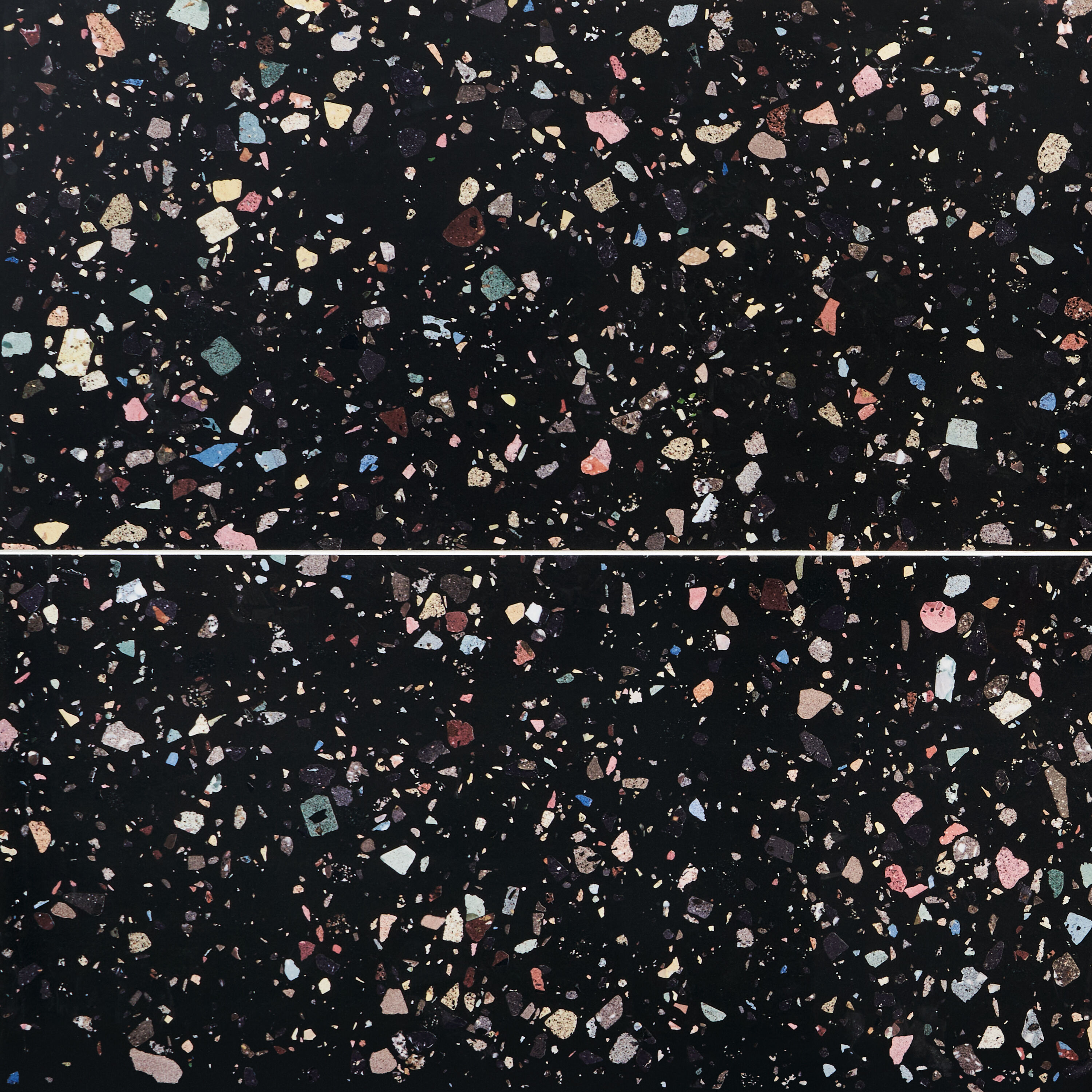 Artmore Tile Gemora Black Multicolor 24-in x 48-in Polished Porcelain ...