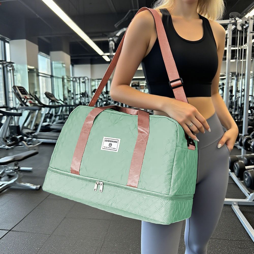 blessny Three dimensional Diamond Patterned Travel Bag Dry Wet ...