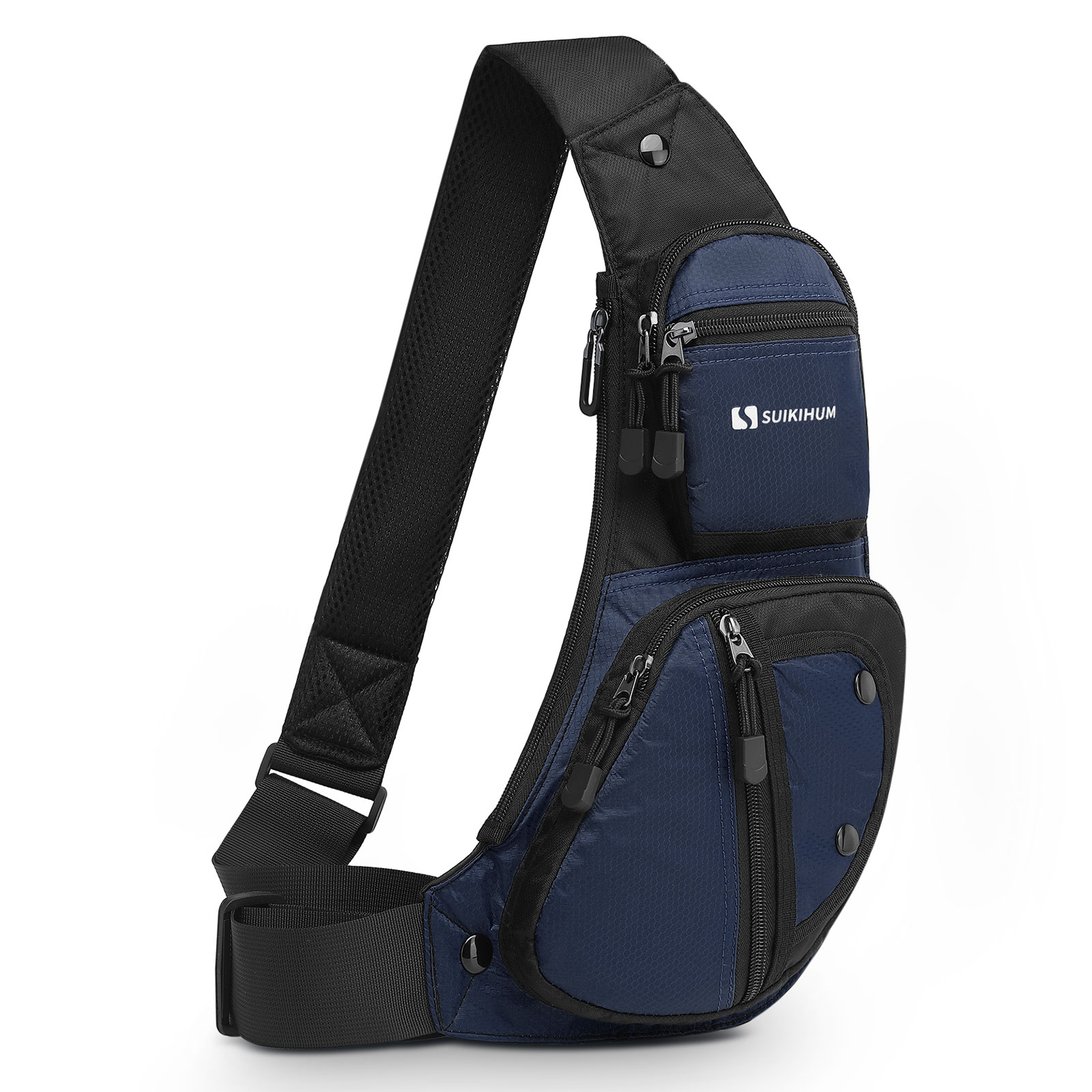 Unique Bargains Sling Bag Chest Shoulder Backpack for Men Slim Carry ...