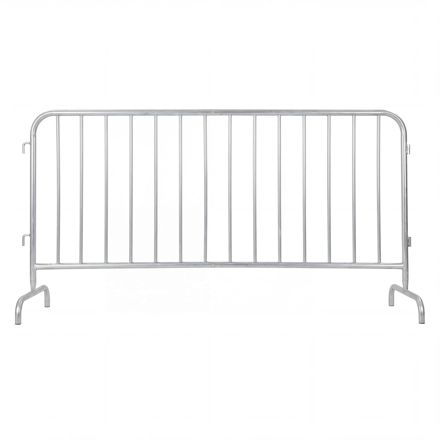 GAOMON 6.5FT Interlocking Steel Barricade Heavy Duty Galvanized Crowd ...