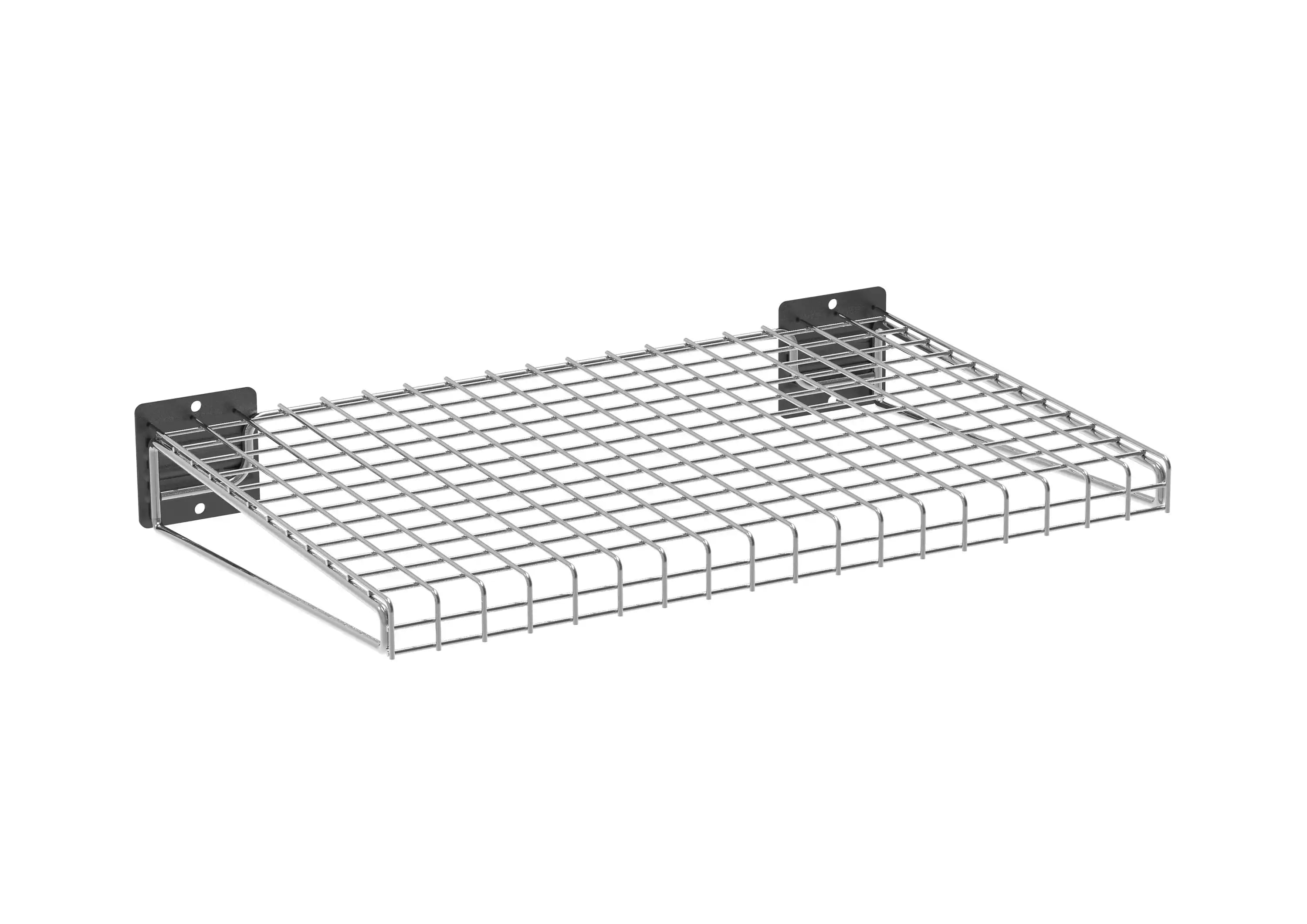Project Source Wire shelf 18-in Gray Steel Multipurpose Wire shelf in ...